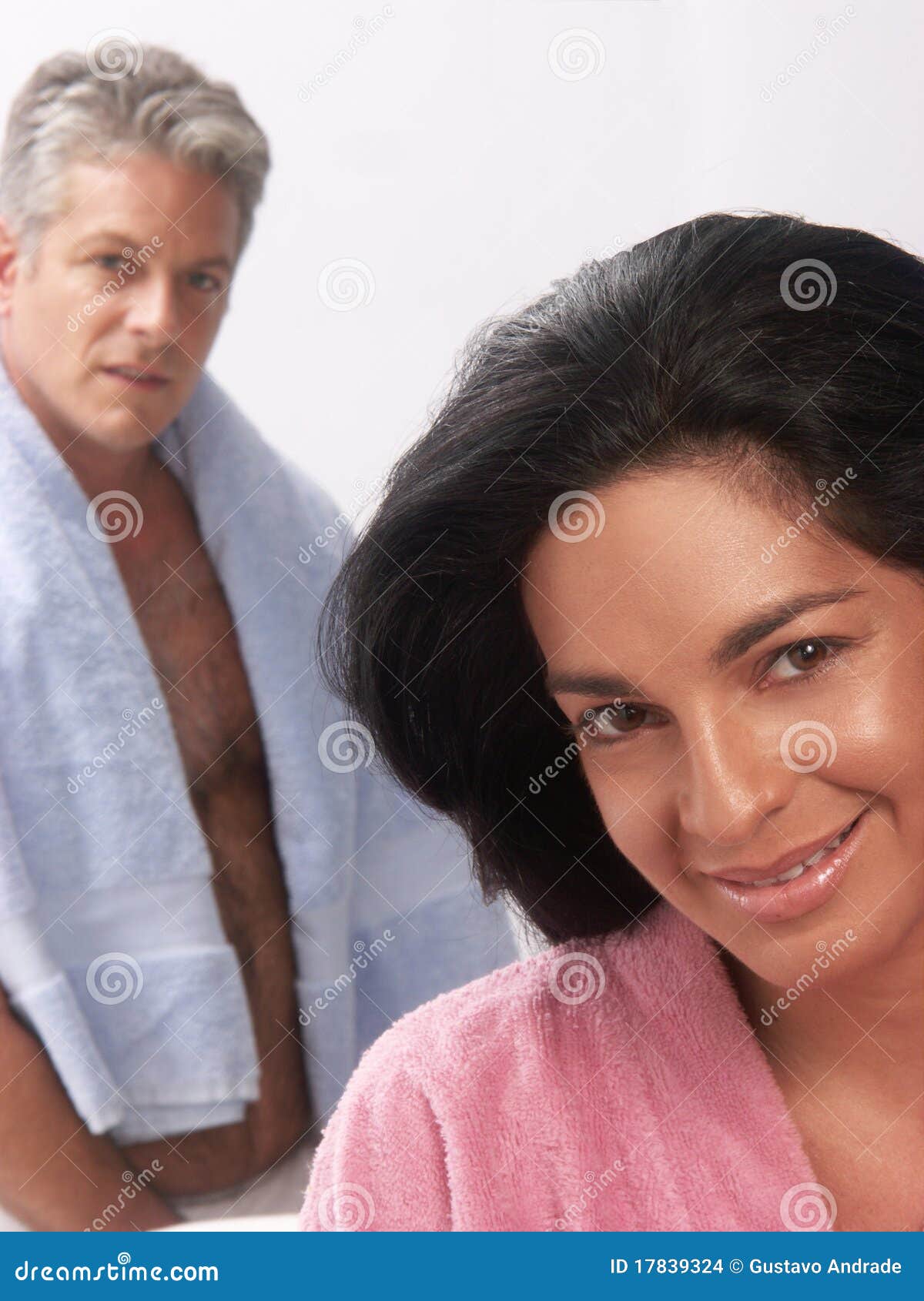 Couple and spa. stock photo. Image of bath, serene, relation - 17839324