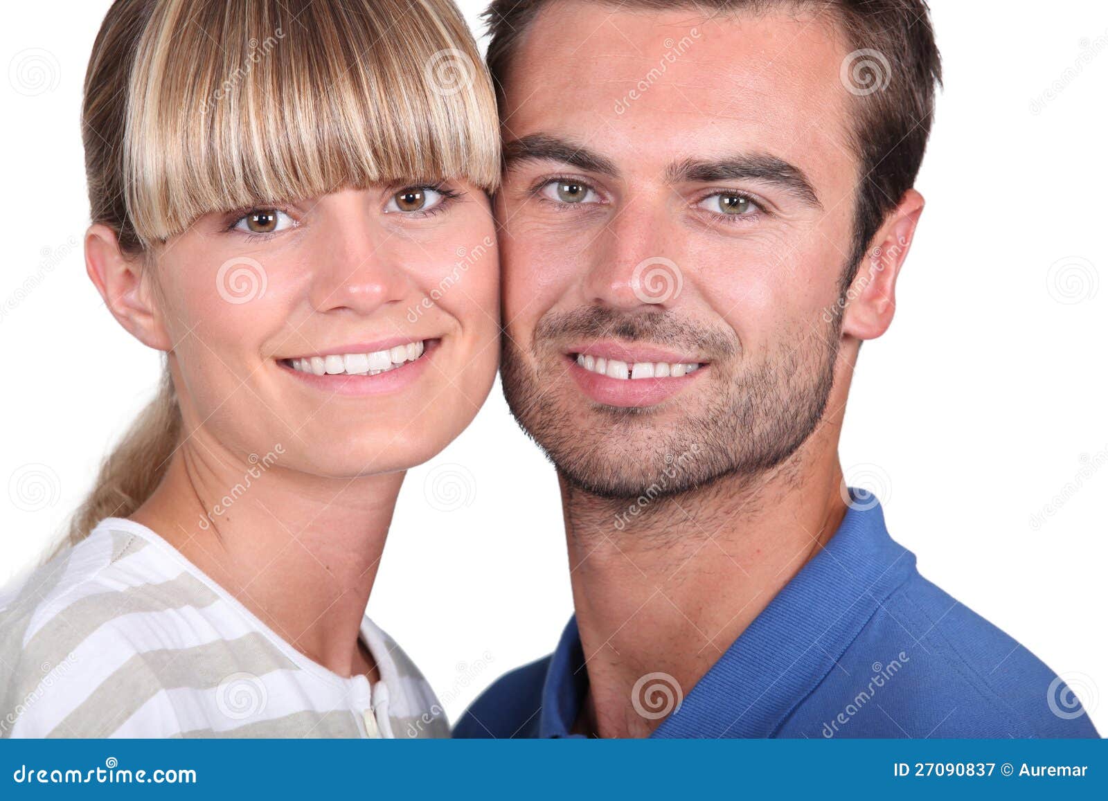 Couple Stood Cheek To Cheek Stock Image - Image of face, stood: 27090837