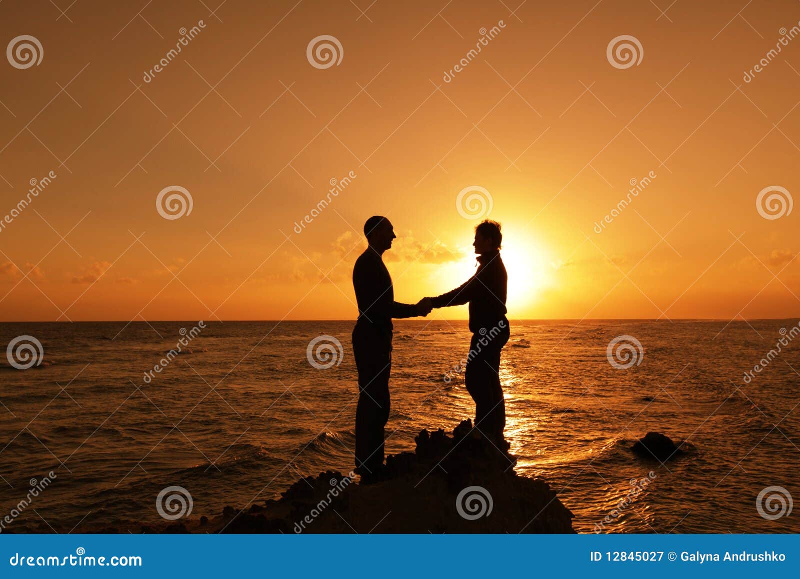 Couple on sunset stock image. Image of sunrise, enjoyment - 12845027