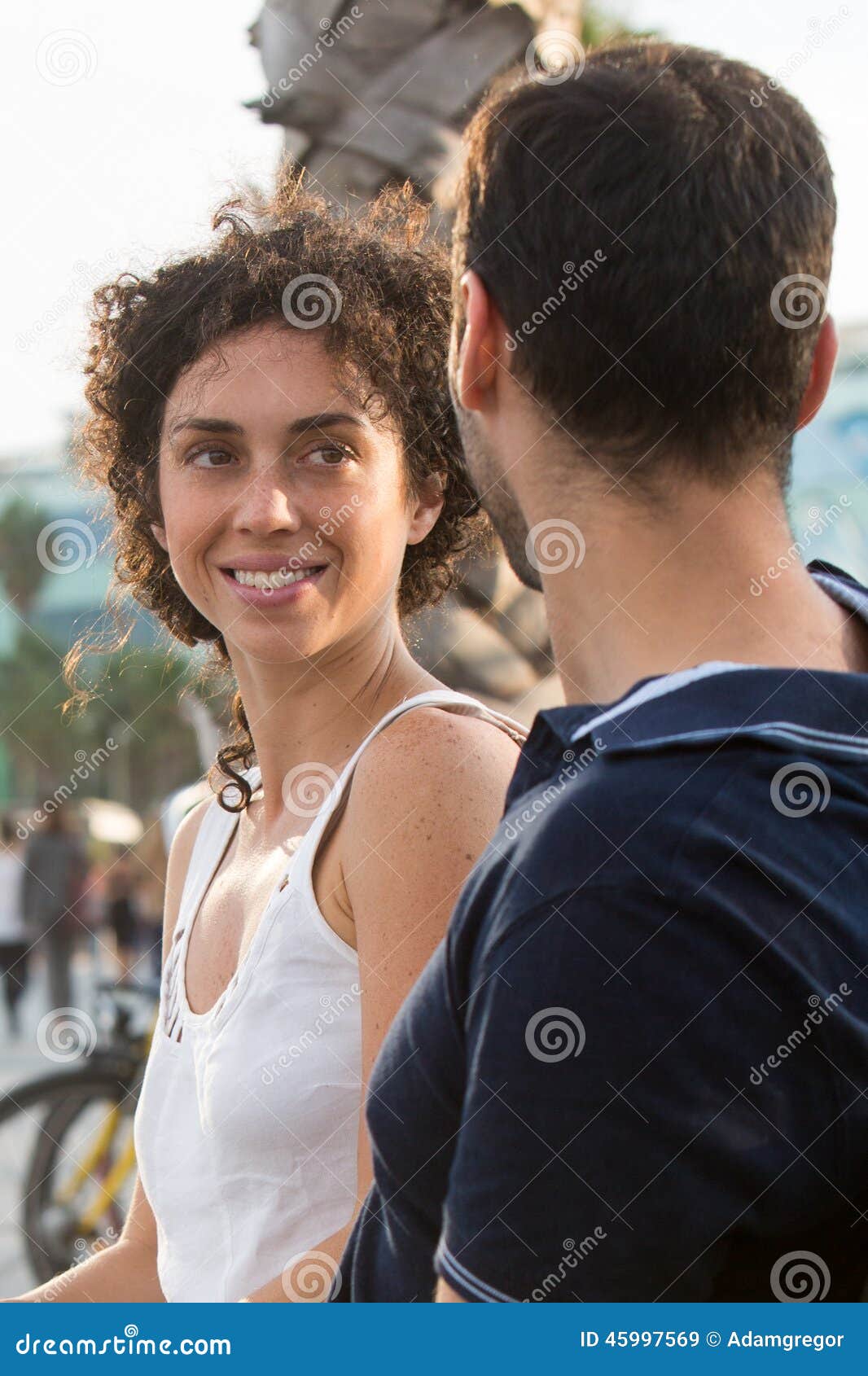 Couple talking stock image. Image of friends, private - 45997569