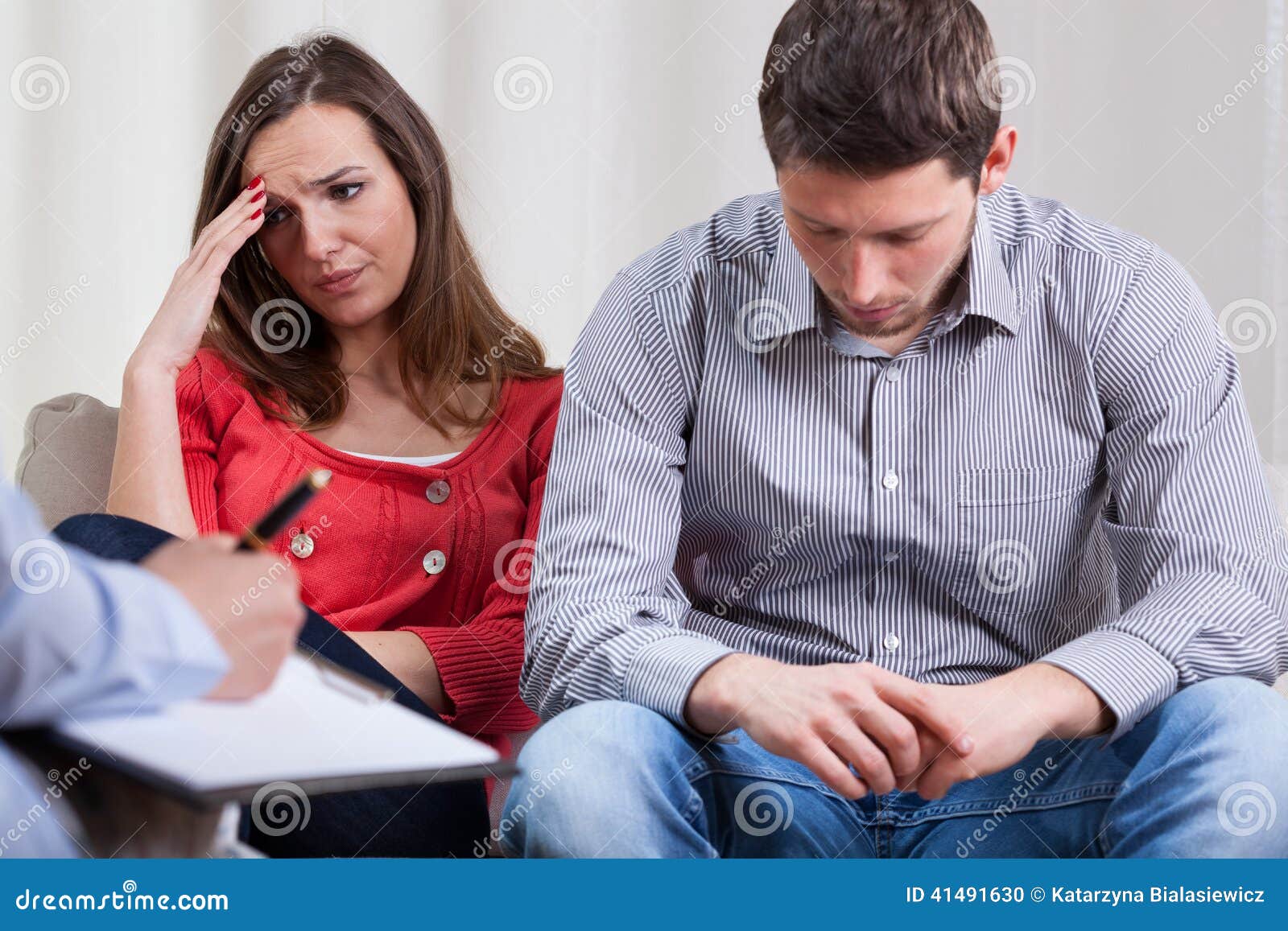 Couple Talking about Problems Stock Photo - Image of psychology, adult ...