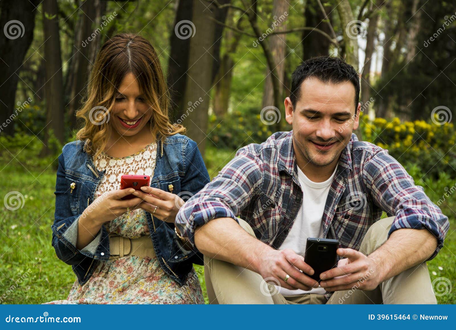 Couple texting messages stock photo. Image of newlyweds - 39615464