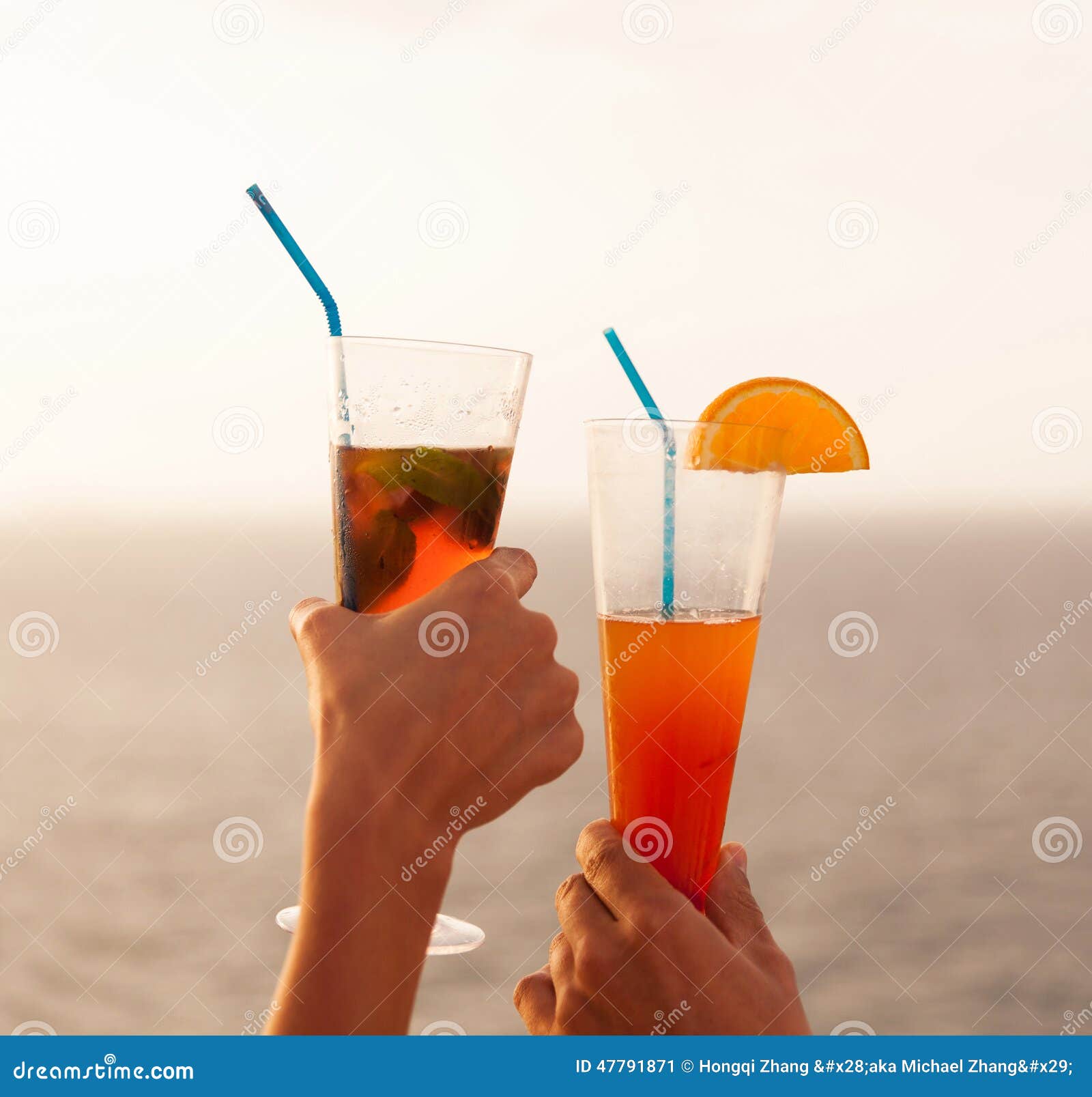 Couple toasting cocktail stock image. Image of girl, beautiful - 47791871