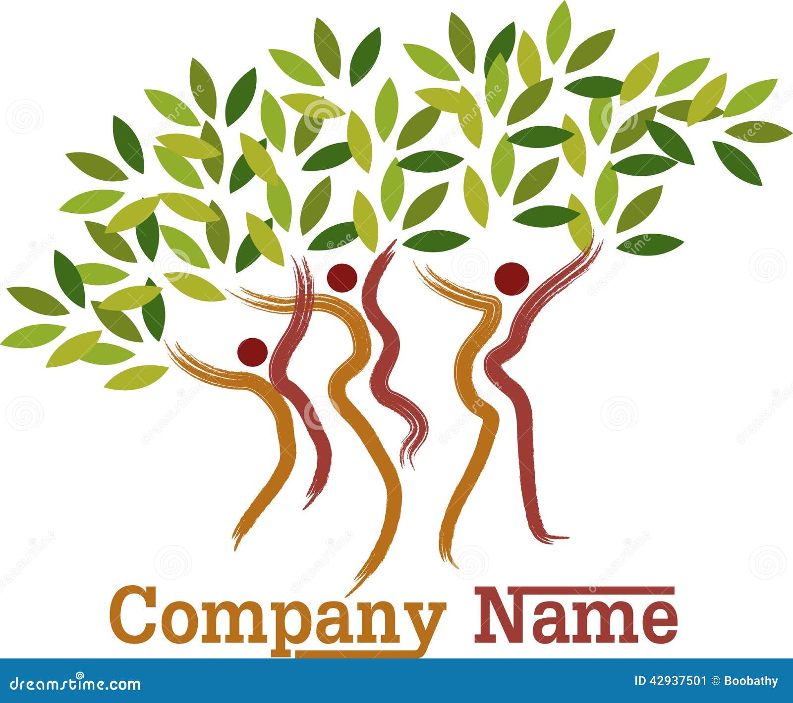 Tree Symbol Of Life Logo Vector Image Design | CartoonDealer.com #224466308