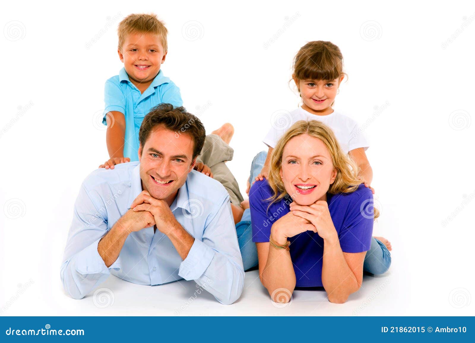 Couple with two children stock image. Image of couple - 21862015