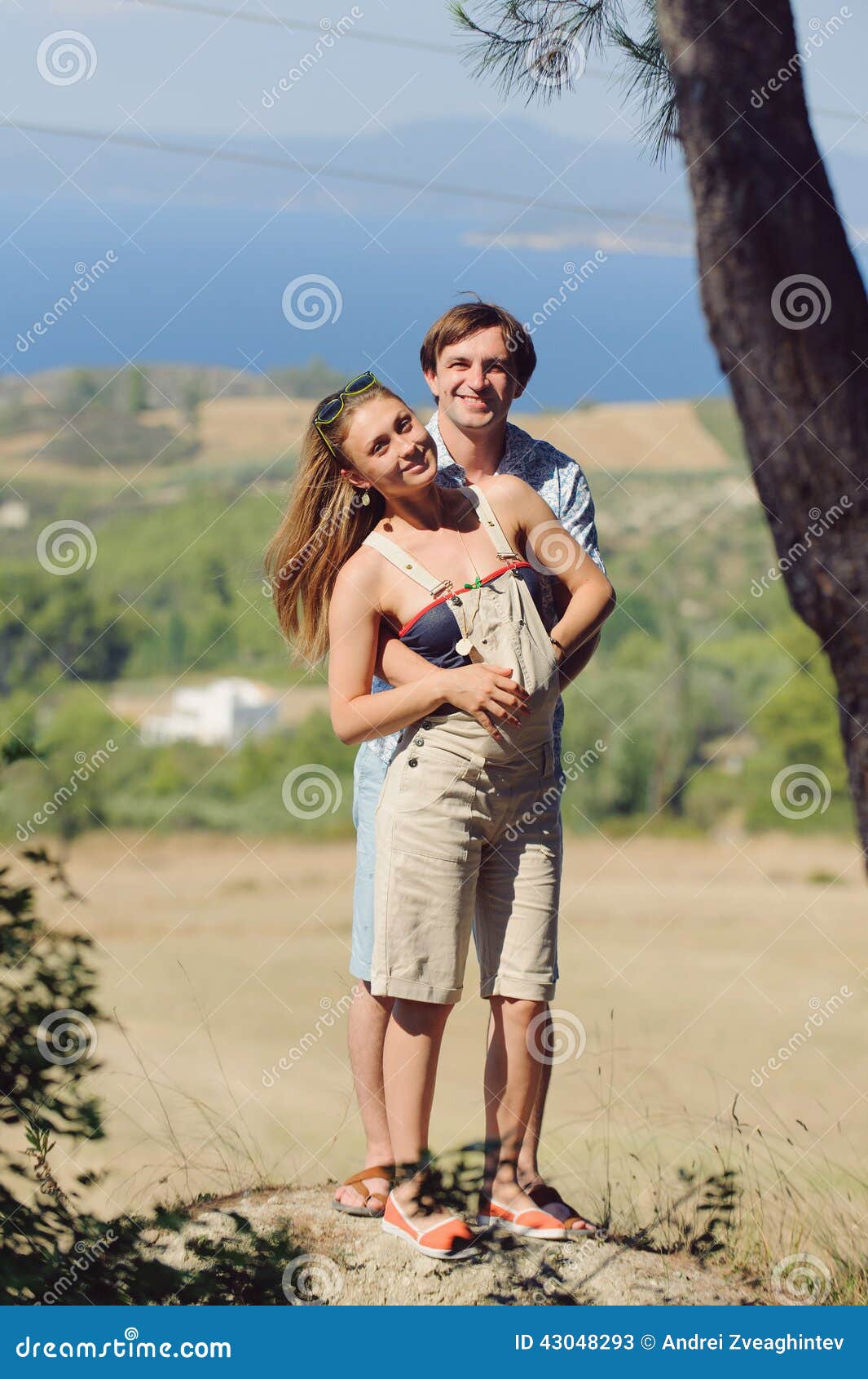 Couple under Tree stock image. Image of heterosexual - 43048293