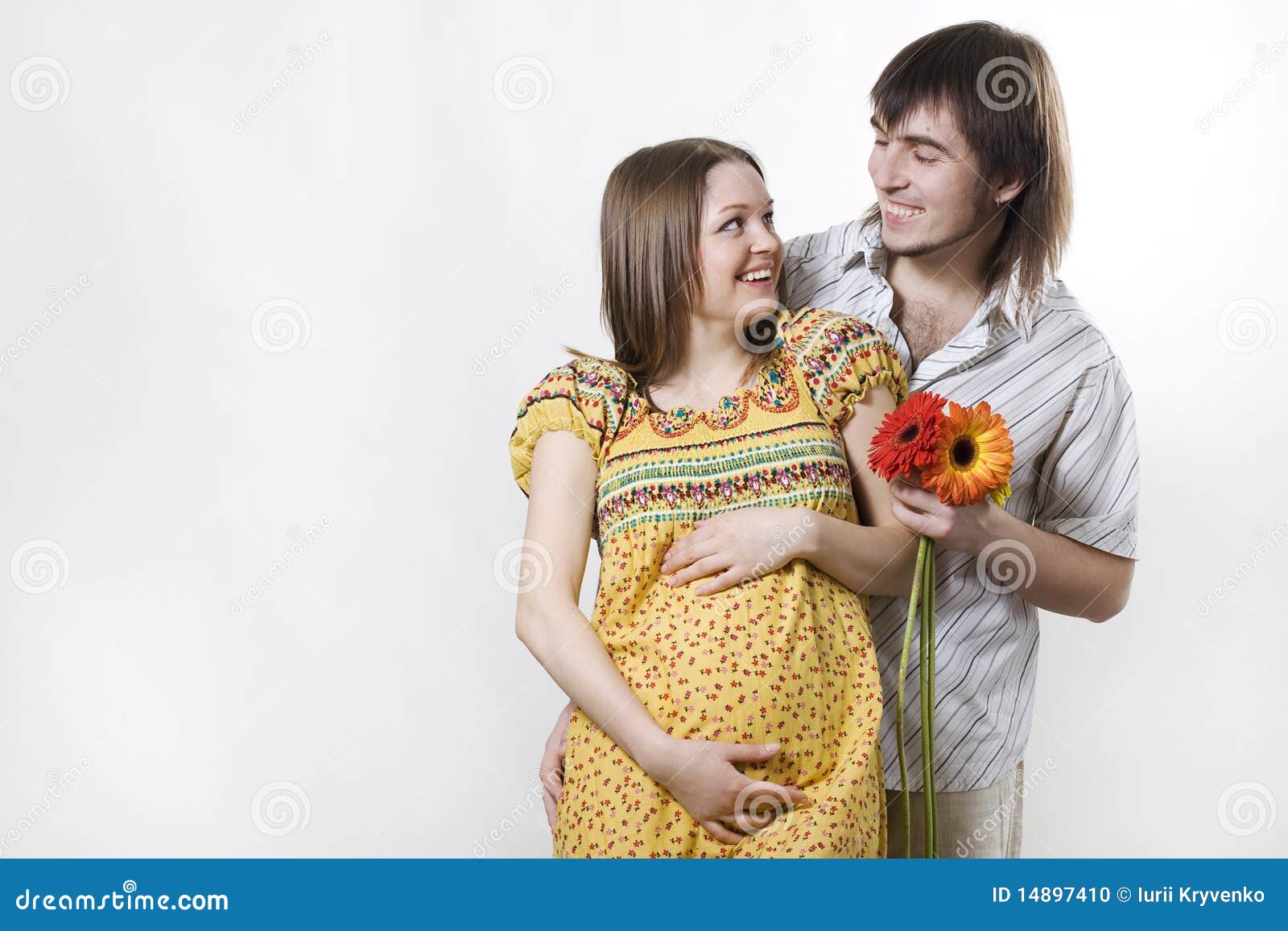 Couple waiting for baby stock photo. Image of ethnicity - 14897410