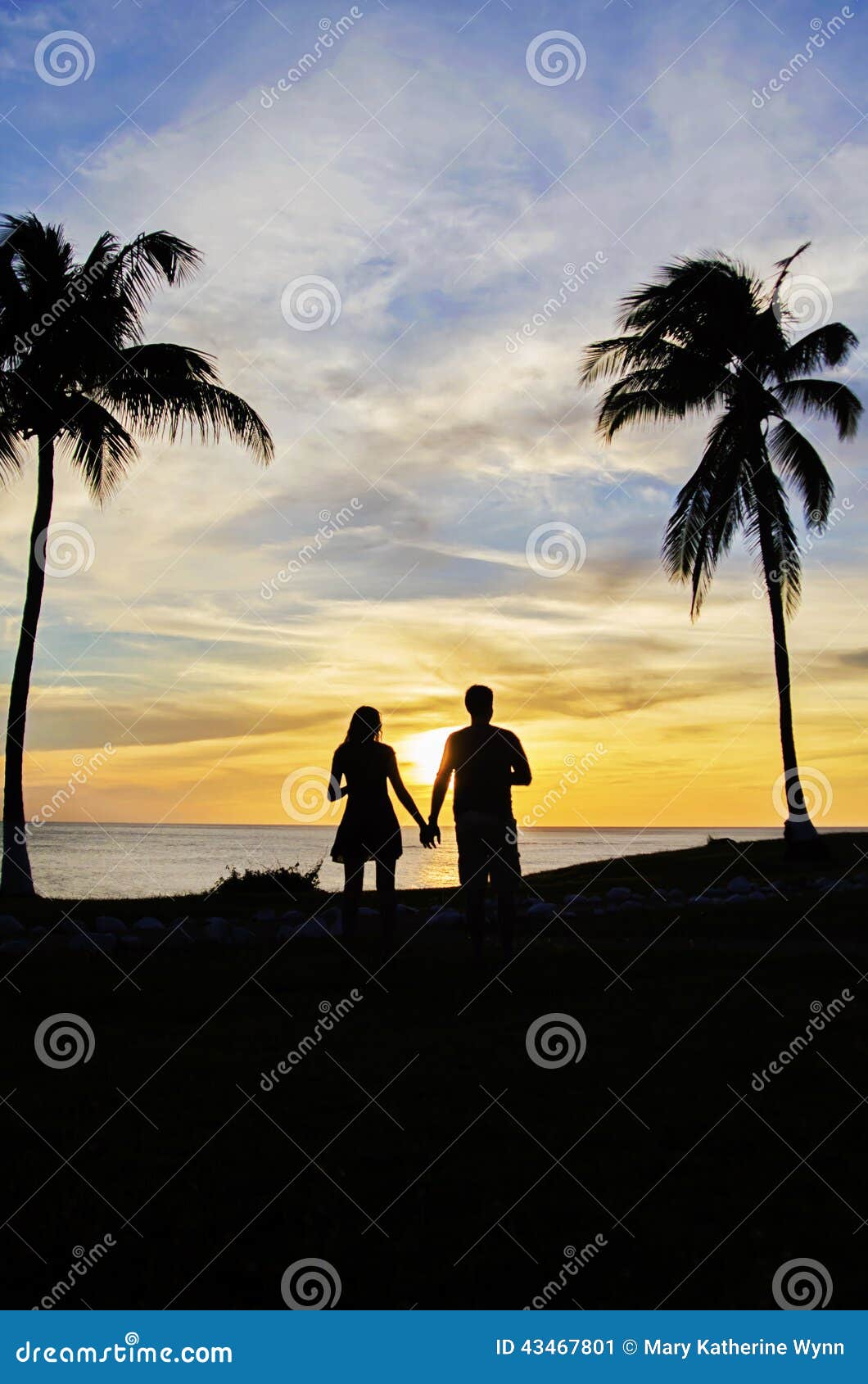 Couple watching sunset stock image. Image of watching - 43467801