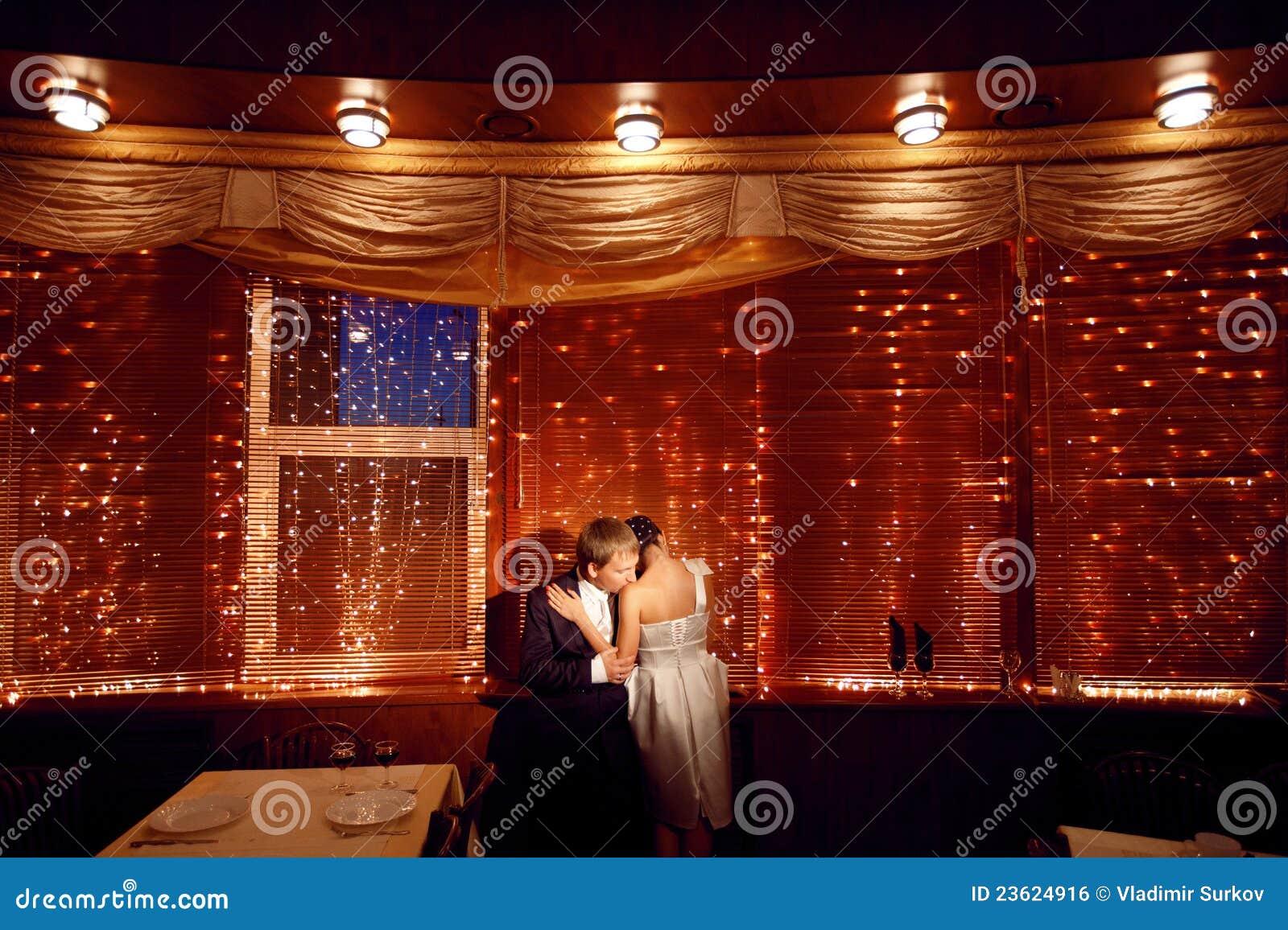 Couple by the window stock photo. Image of elegant, human - 23624916