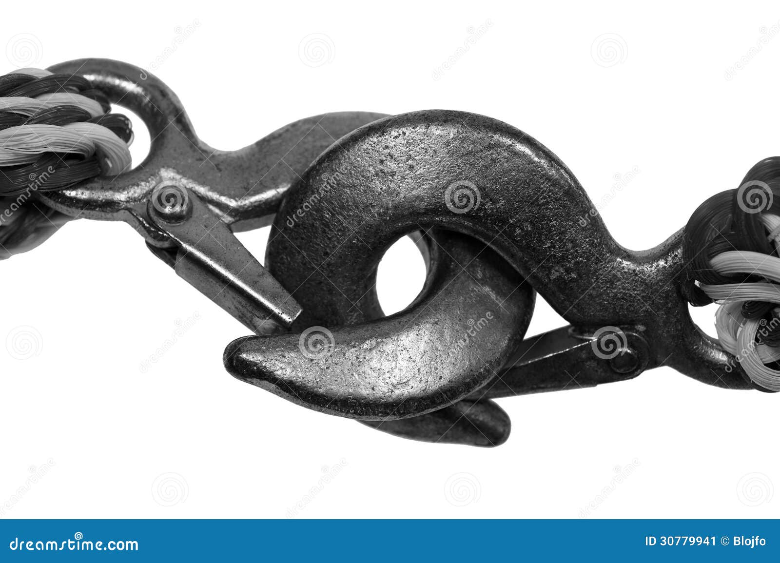 Coupled hooks stock image. Image of hook, safety, iron - 30779941