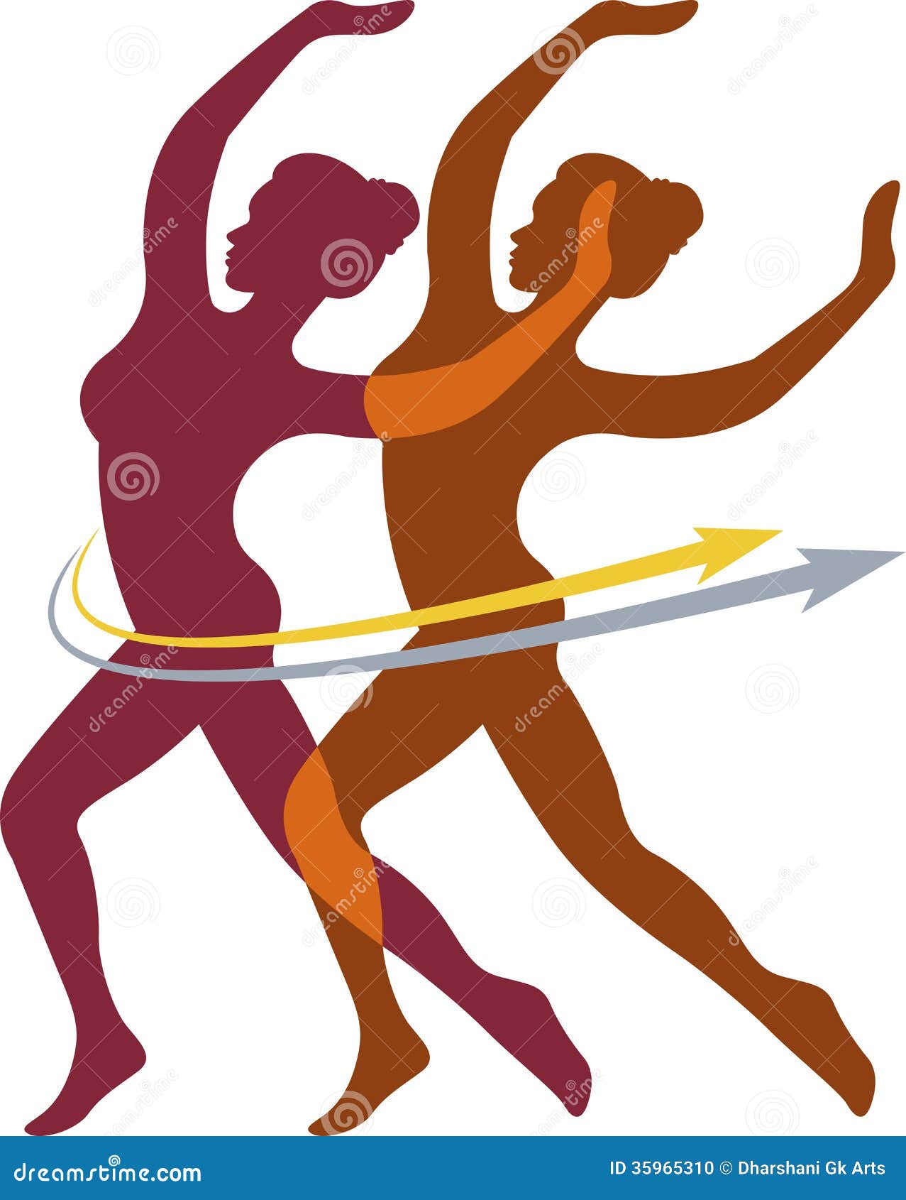 Dance Logo. Dance Studio Logo Design. Fitness Class Banner Background ...