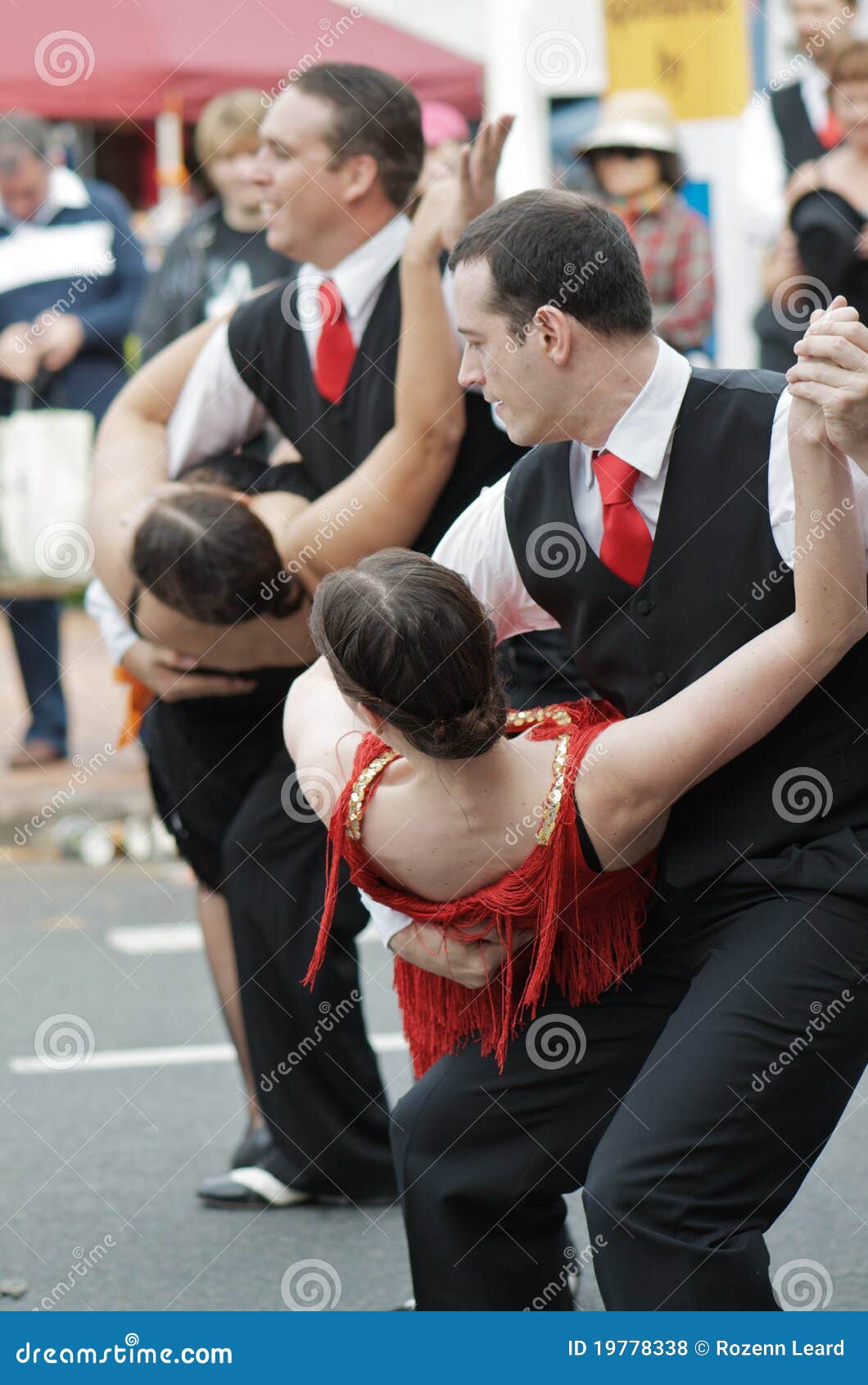 Couples Dancing in Street editorial stock photo. Image of jazzy - 19778338