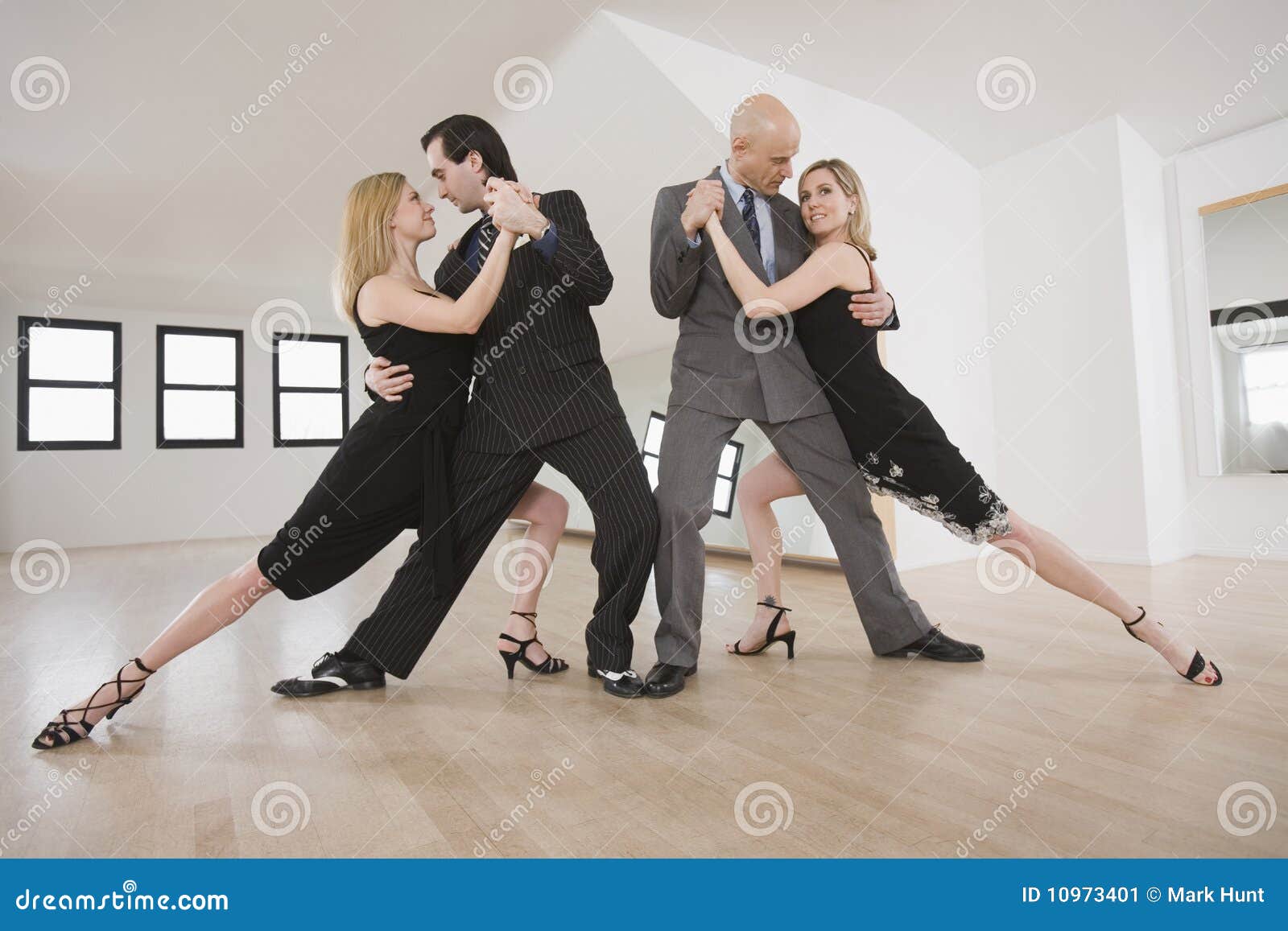 Couples dancing tango stock image. Image of fashion, skill - 10973401