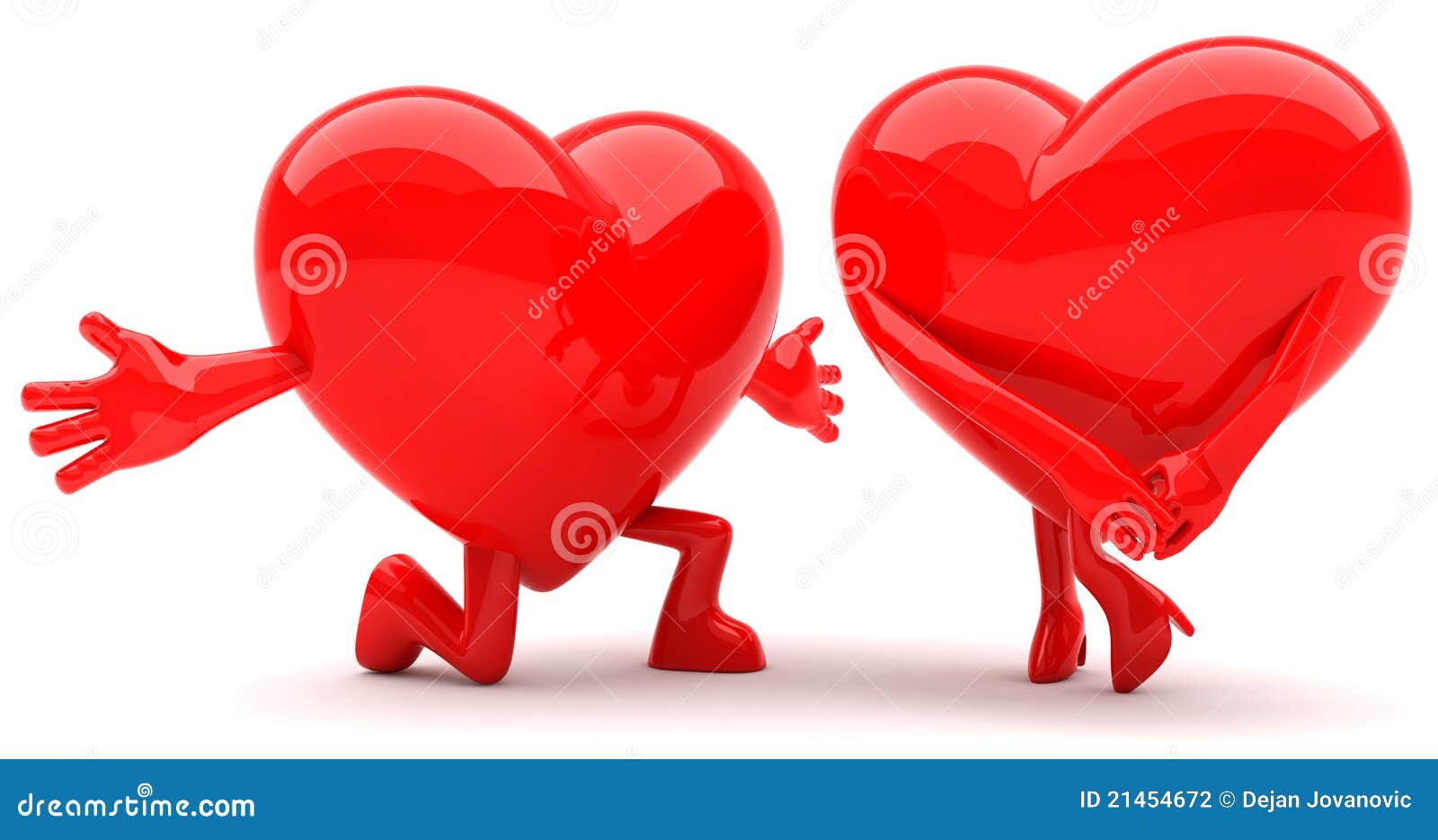 Couples en forme de coeur illustration stock. Illustration du affection ...