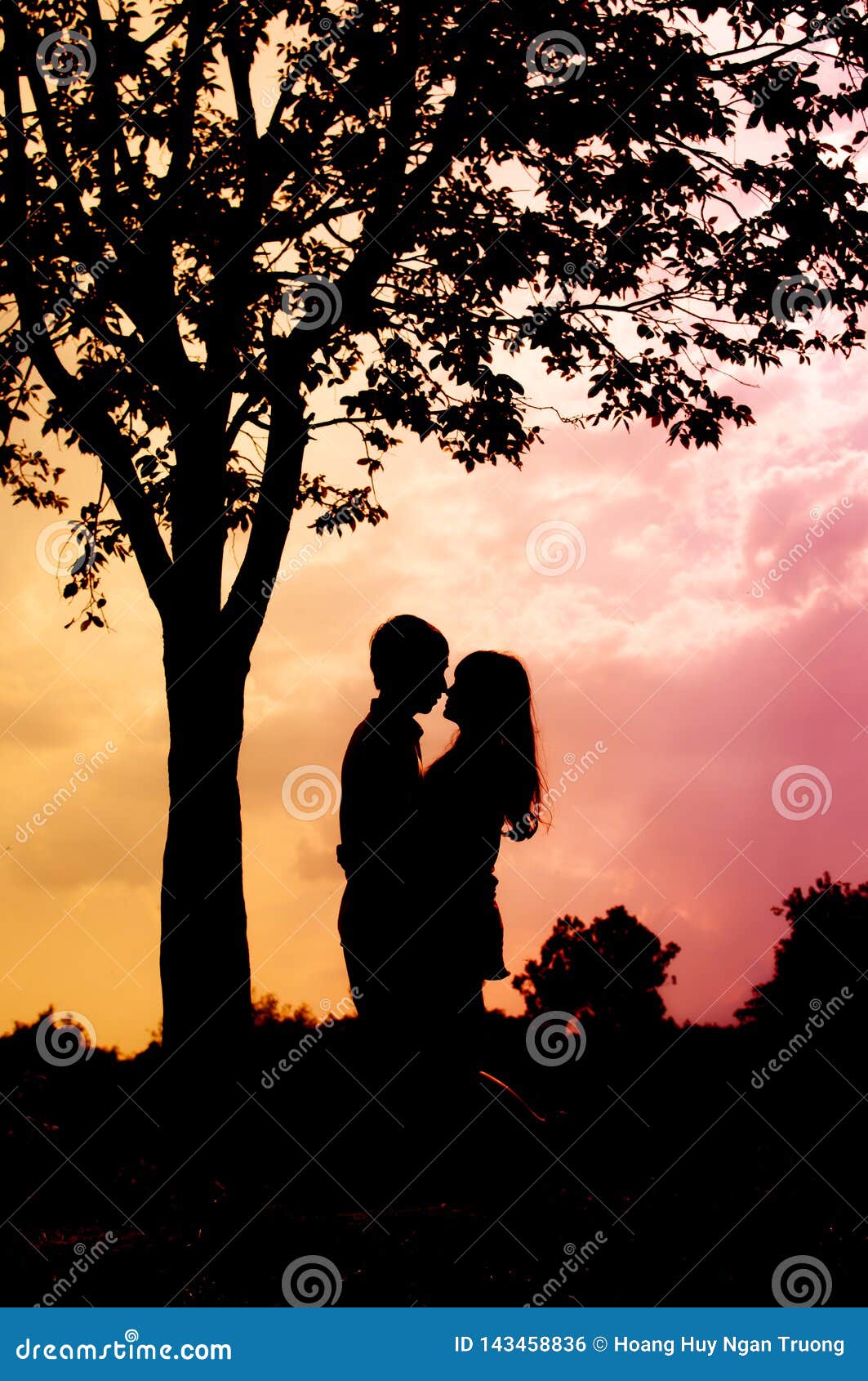 Couples Love Each Other in a Magic Space Stock Photo - Image of love ...
