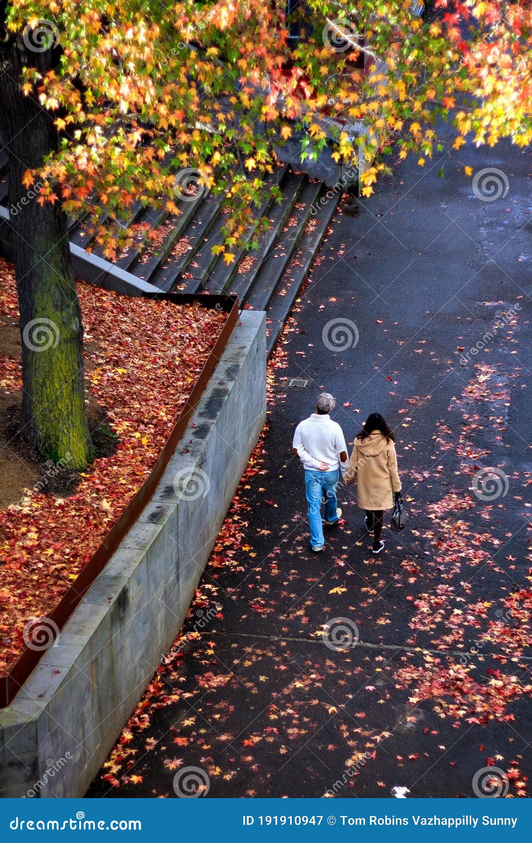 Couples Walking Along the Waterfront Editorial Photography - Image of ...