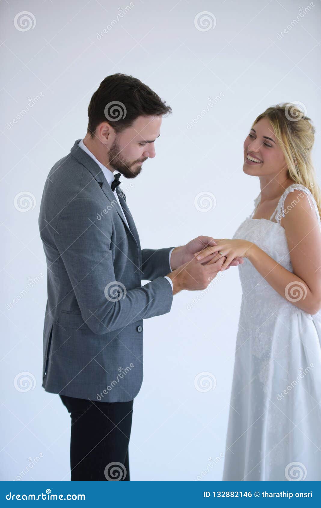 Couples Who are Getting Married are Happy Stock Photo - Image of ...