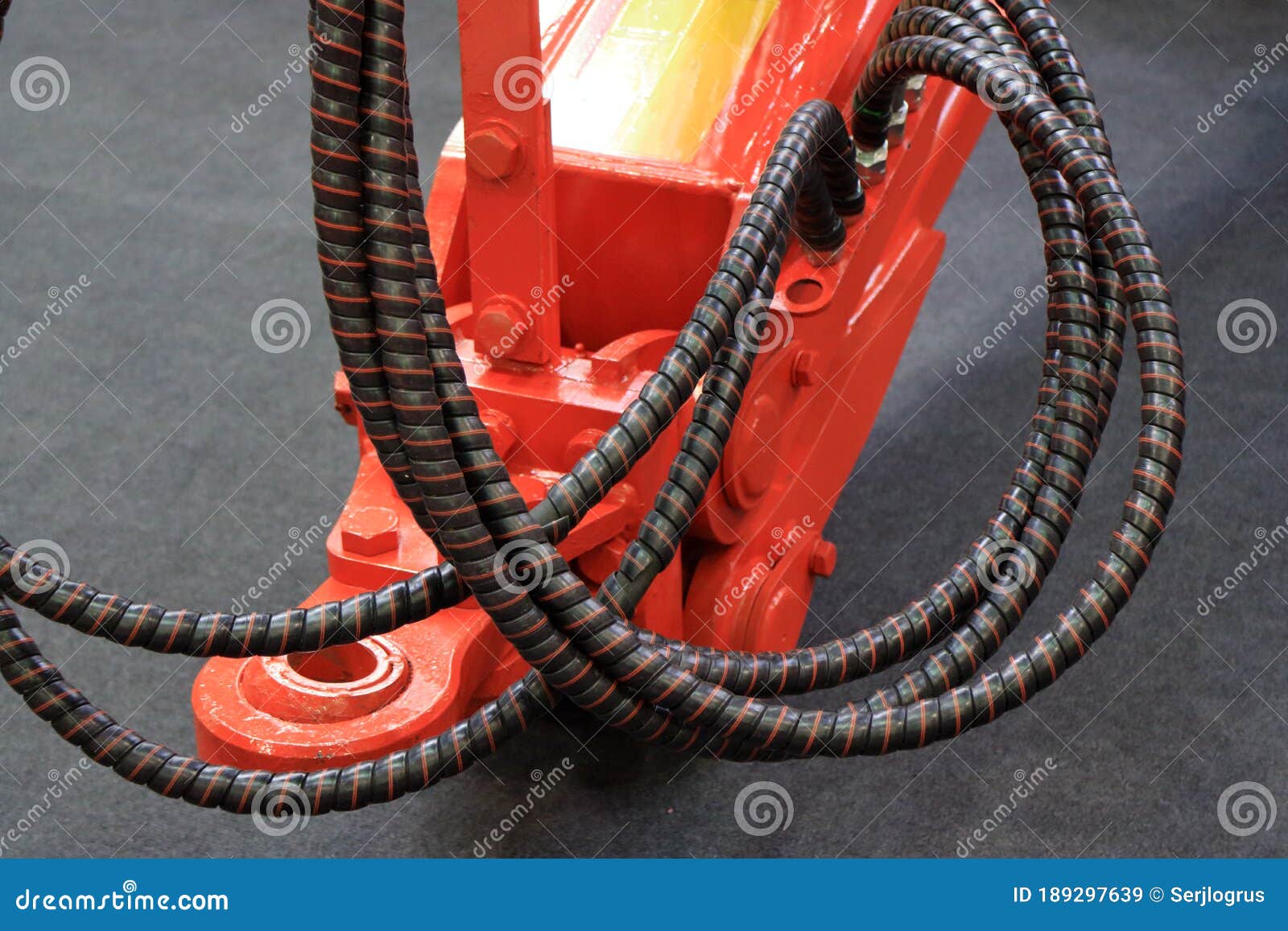 Coupling. the Attachment Control Unit Stock Image - Image of farm ...
