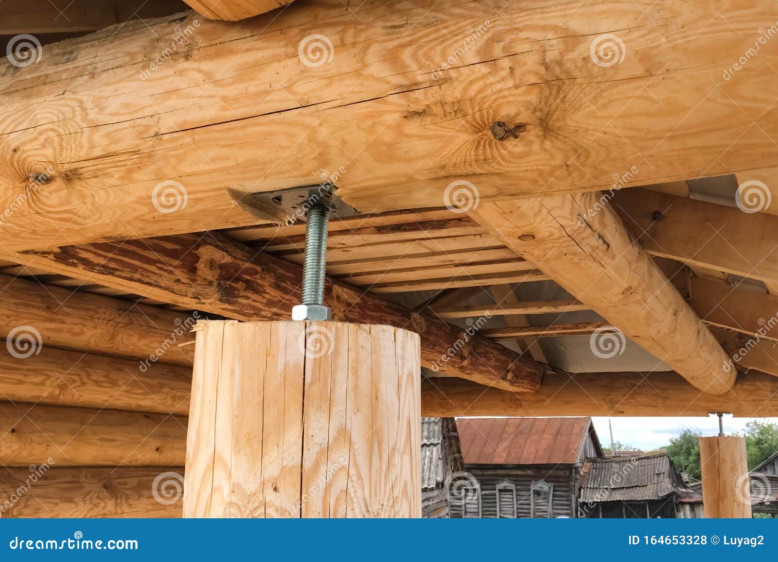Coupling Bolt for Adjusting Height of the Canopy Stock Photo - Image of ...