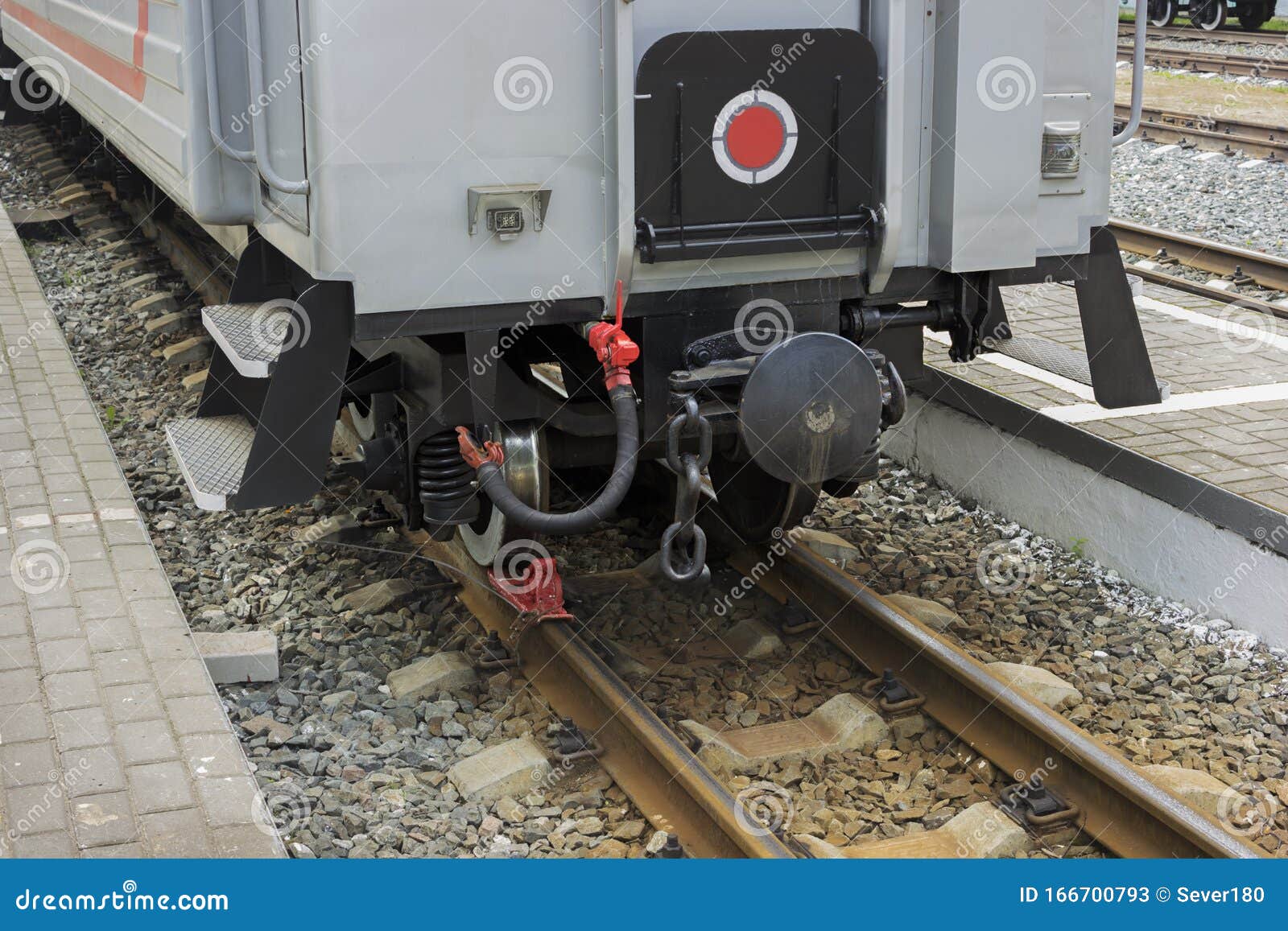 Coupling Device of the Wagon of the Old Narrow-gauge Railway Stock ...