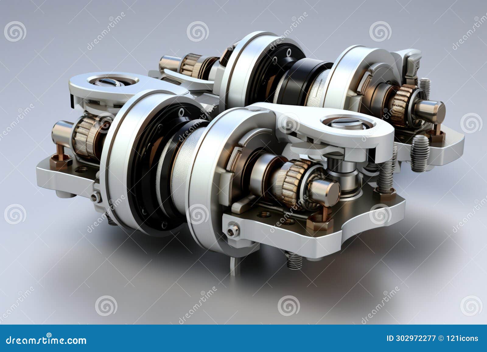 Coupling Hub on White Background Stock Illustration - Illustration of ...