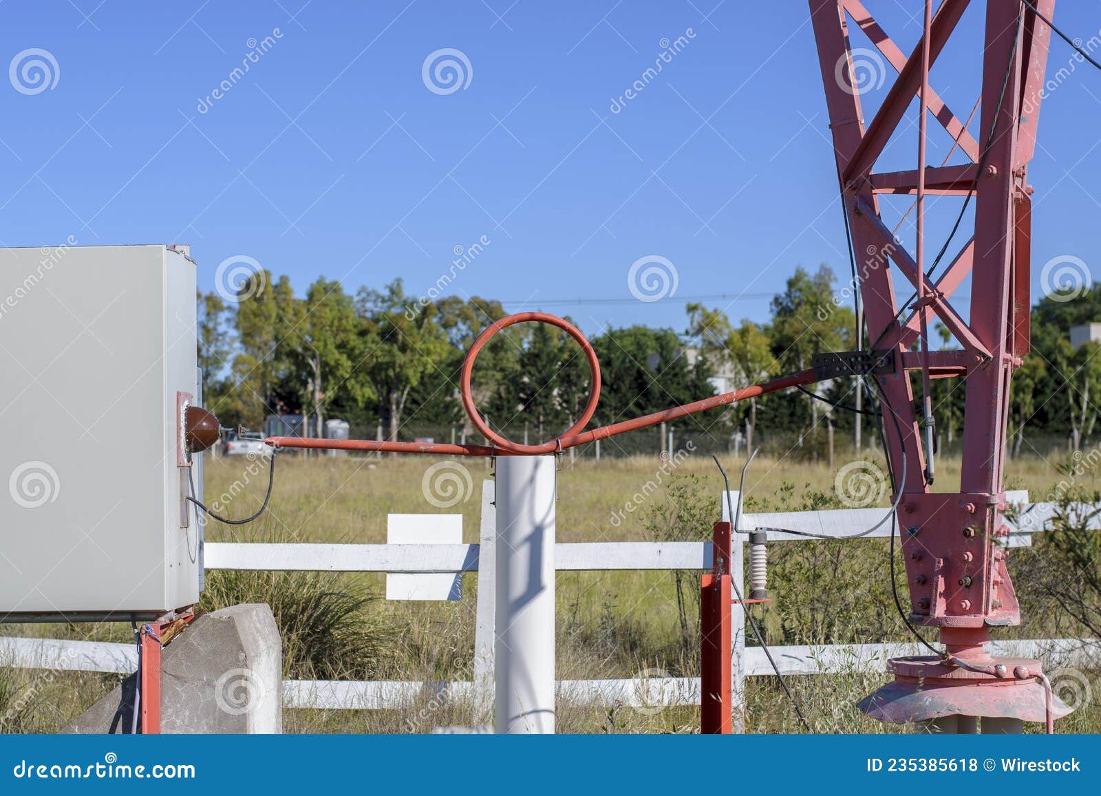 Coupling of an am Radio Antenna Stock Photo - Image of structure ...
