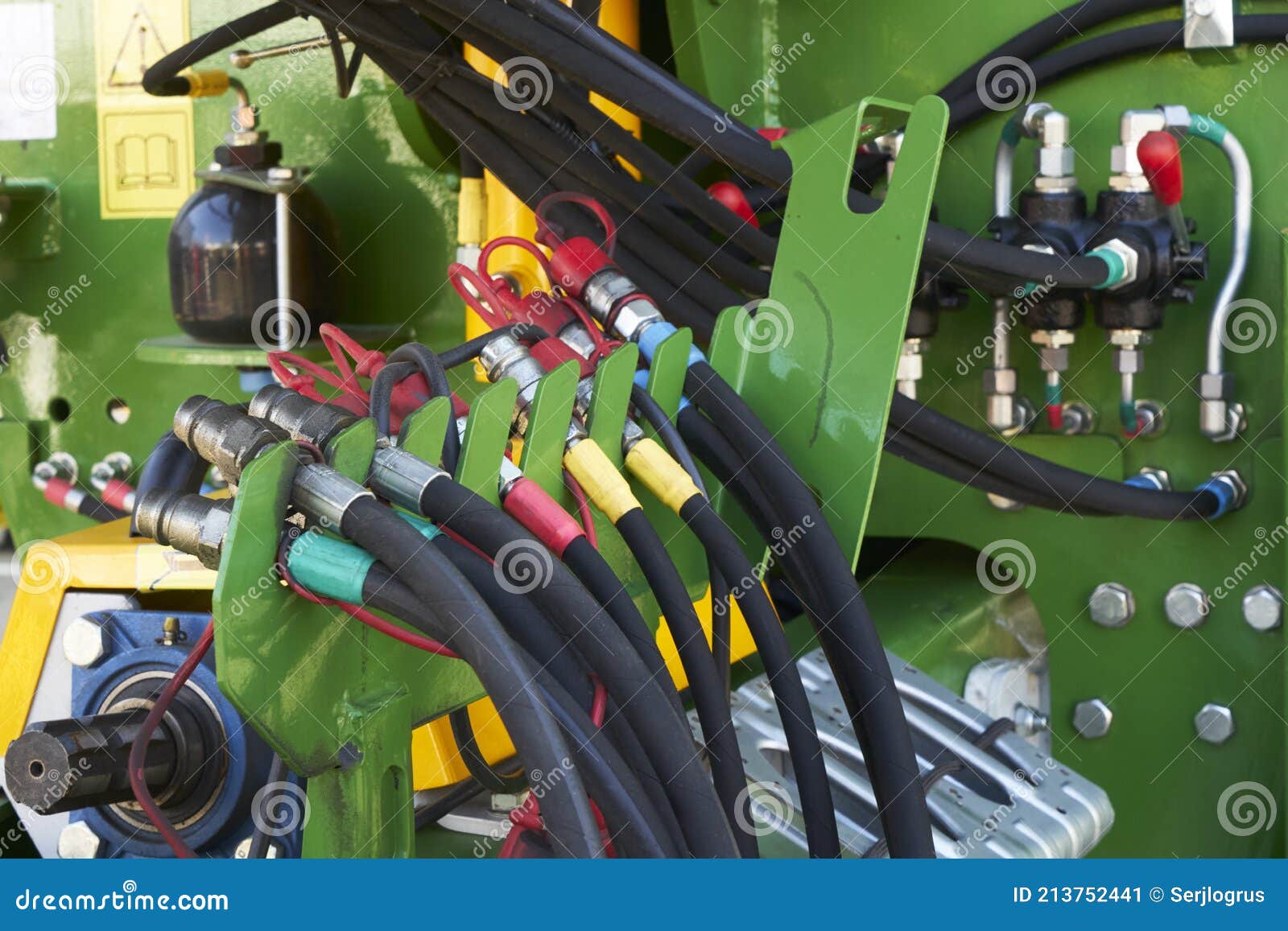 Coupling Unit Of A Modern Tractor. Stock Photography | CartoonDealer ...