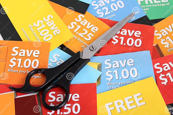 Coupon clipping stock image. Image of thrift, grocery - 11484853