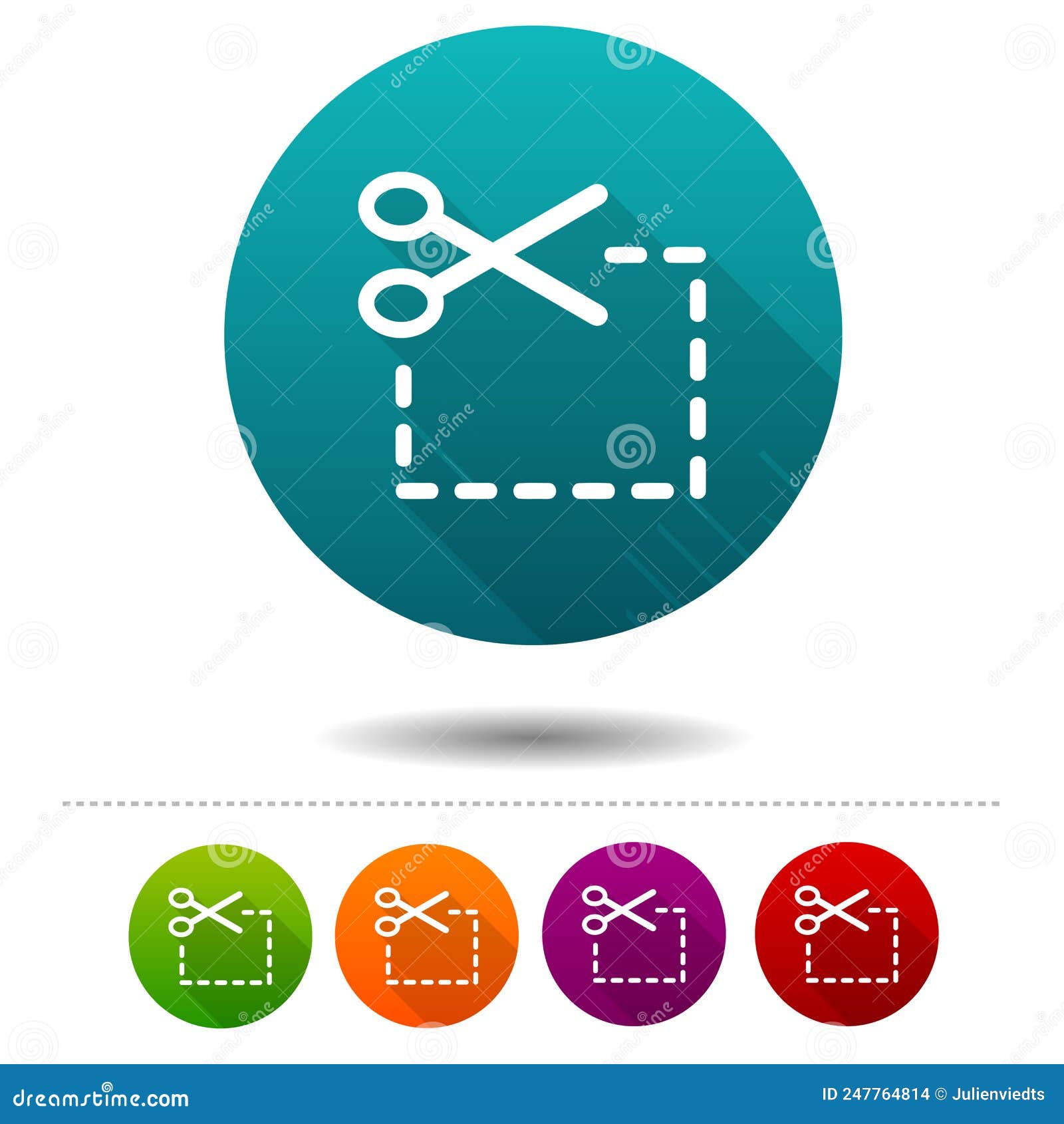 Coupon Icon. Scissor Symbol Sign Stock Illustration - Illustration of ...