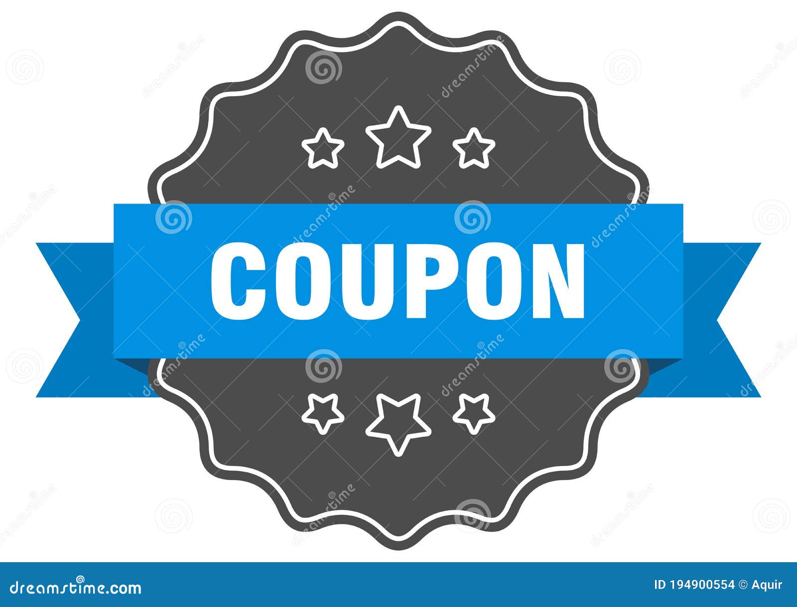 Coupon Label. Coupon Isolated Seal. Sticker. Sign Stock Vector ...