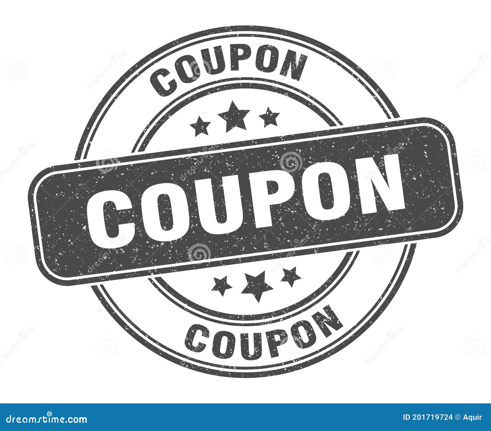 Coupon Stamp. Coupon Label. Round Grunge Sign Stock Vector ...