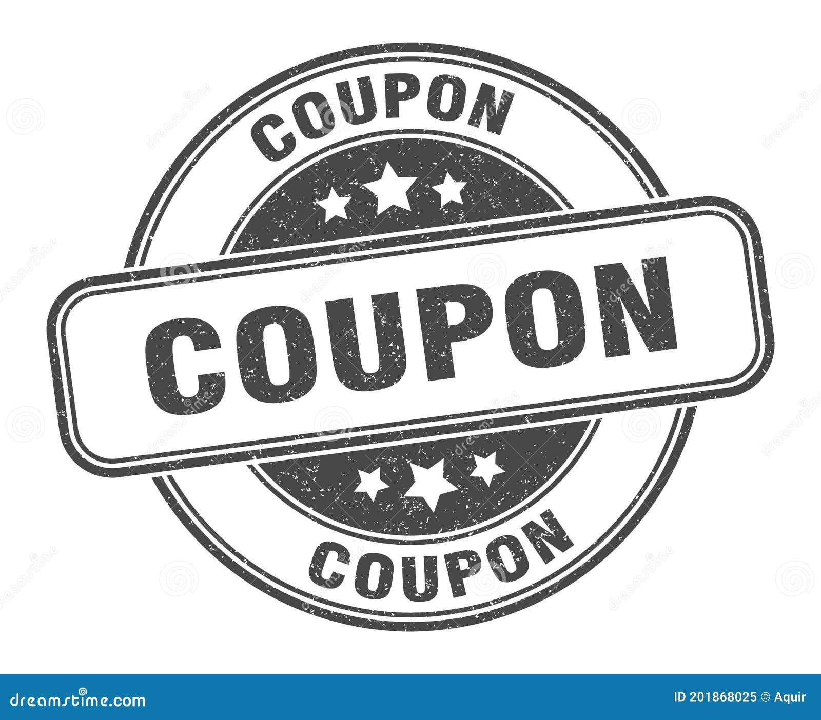 Coupon Stamp. Coupon Label. Round Grunge Sign Stock Vector ...