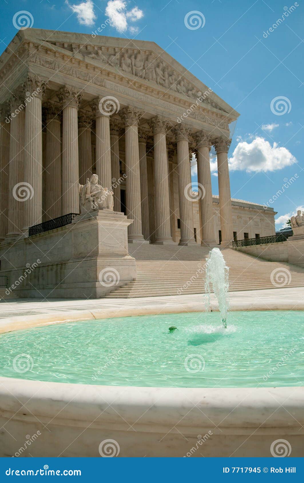 Cour Supreme nous image stock. Image du architectural - 7717945