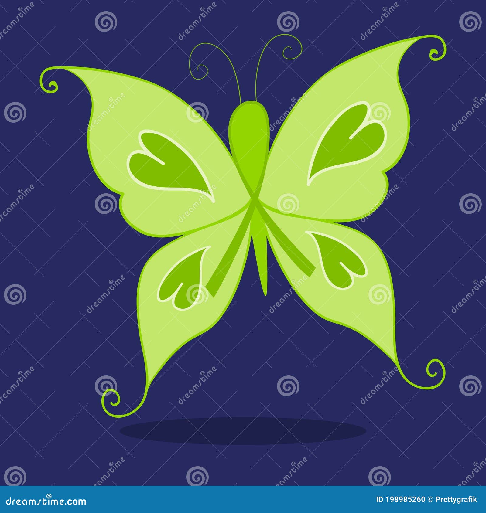 Courage butterfly 06 stock vector. Illustration of cartoon - 198985260