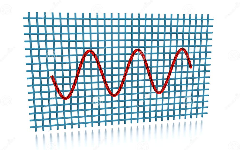 Courbe de sinus illustration stock. Illustration du mathématiques ...