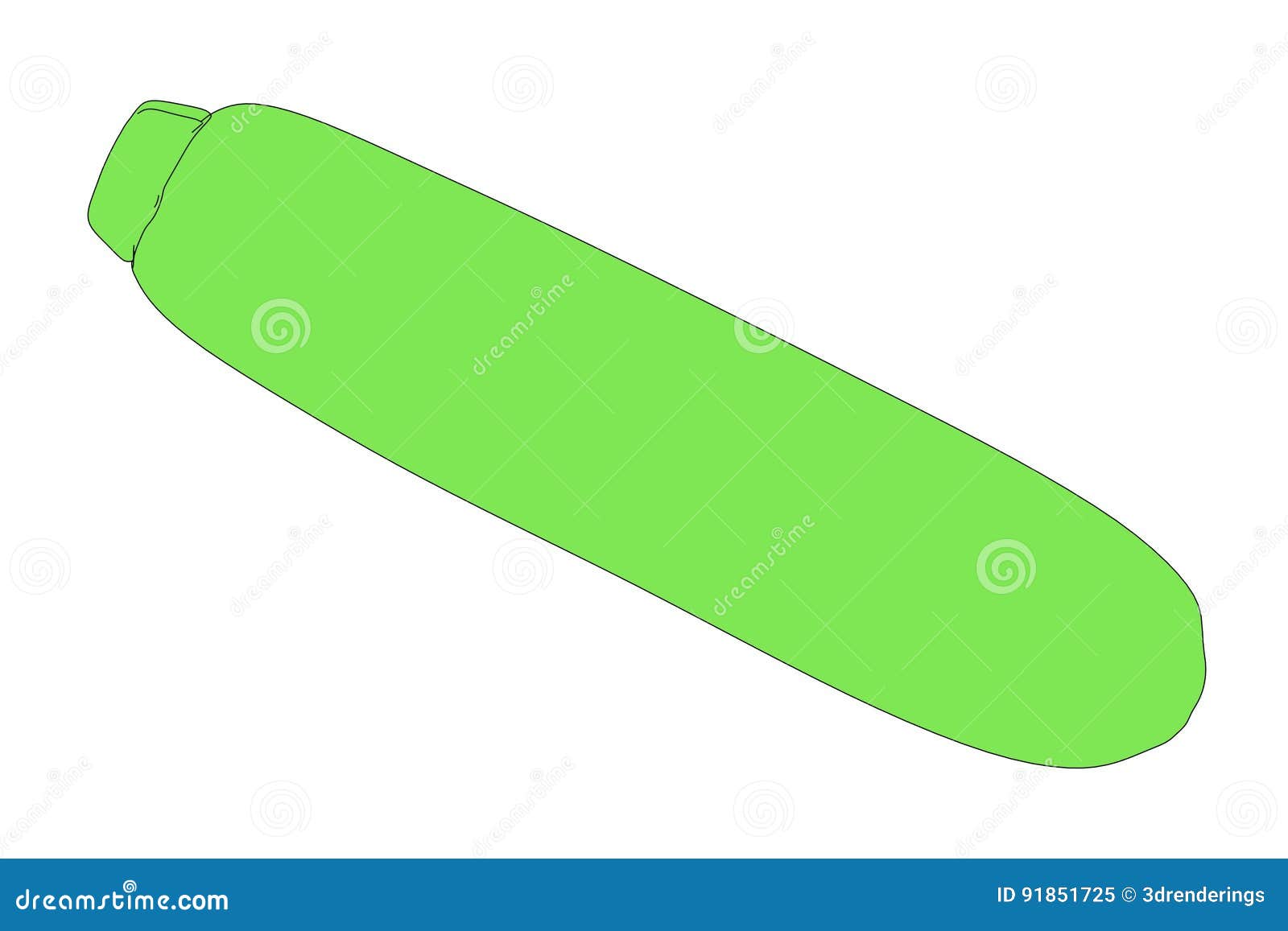 Courgette stock illustration. Illustration of food, zucchini - 91851725