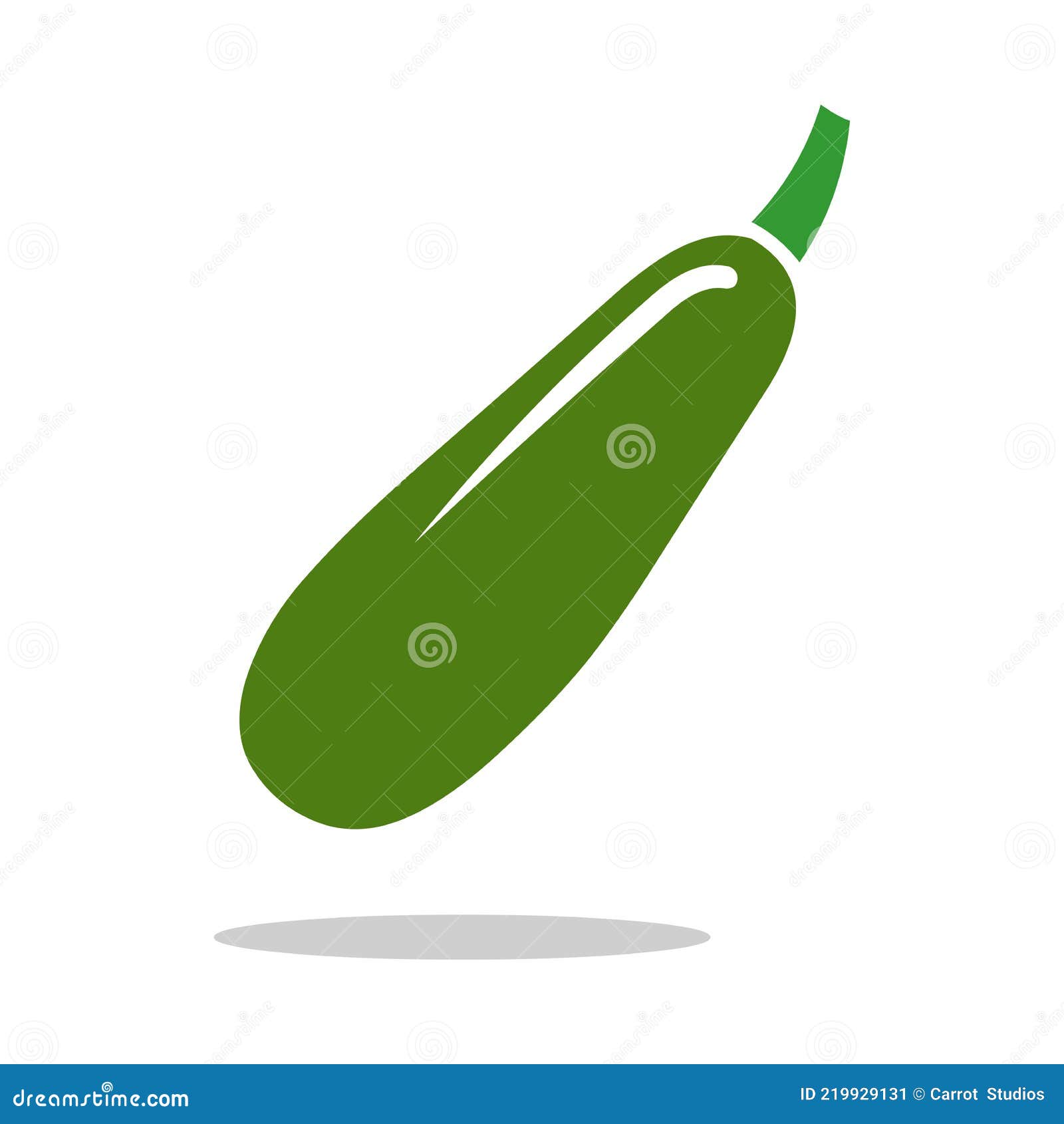 Courgette Icon. Trendy Courgette Logo Concept On White Background From ...