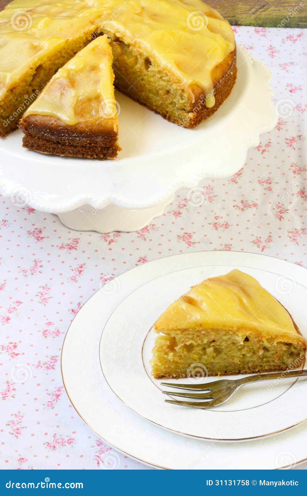 Courgette and lemon cake stock photo. Image of curd, vegetables - 31131758