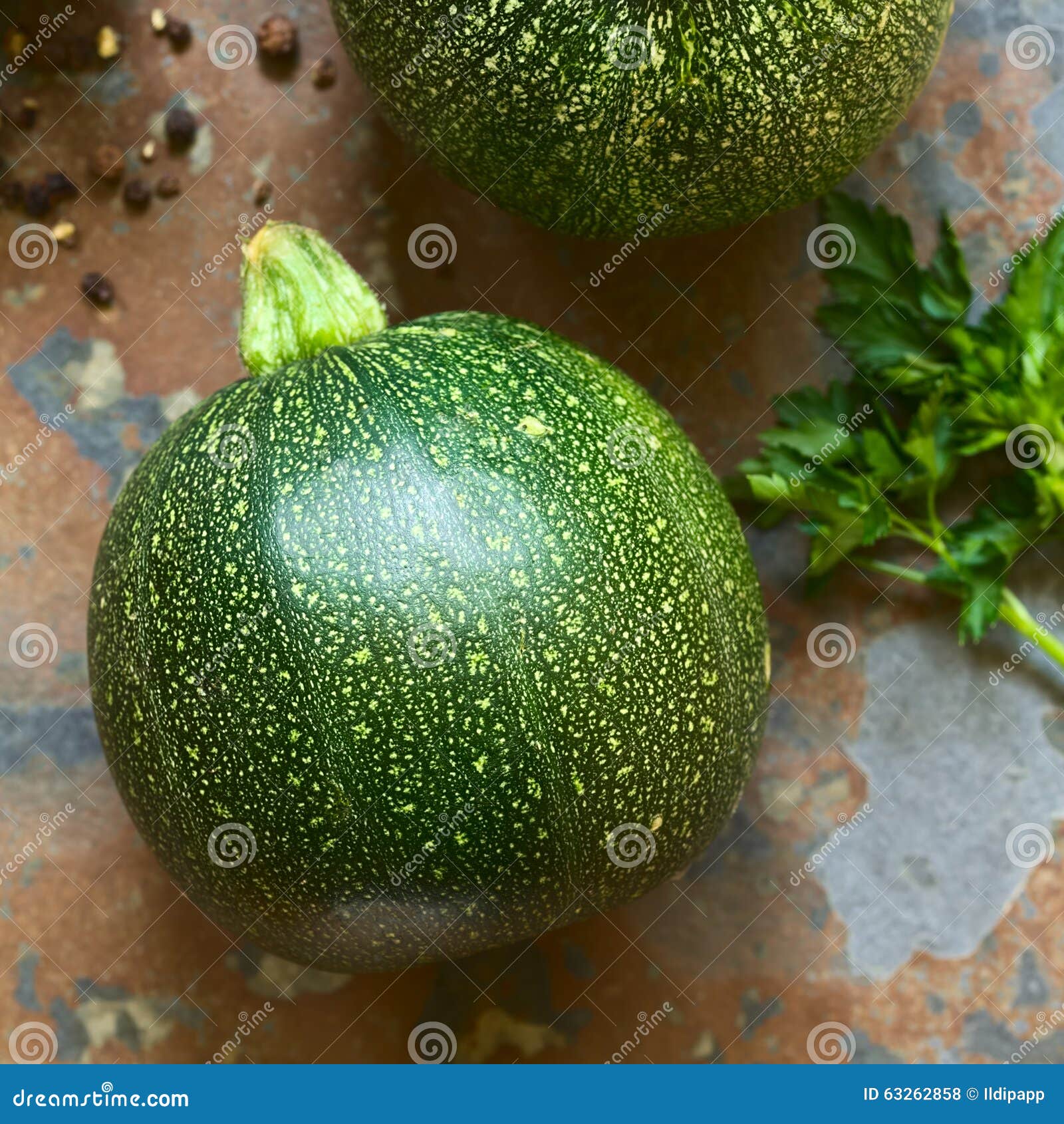Courgette ronde crue photo stock. Image du lumière, été - 63262858