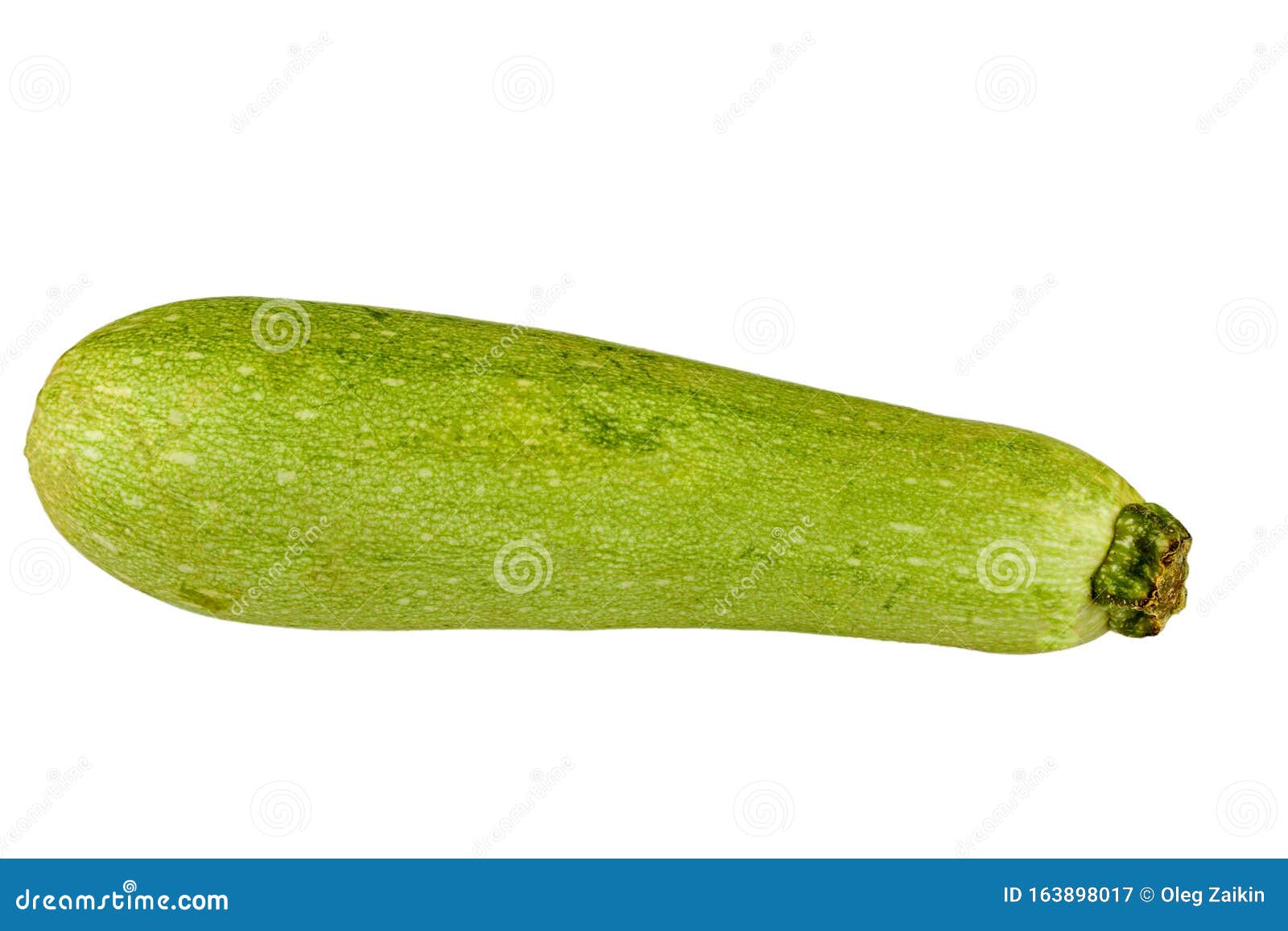 Courgette Zucchini , Isolated on a White Background Stock Image - Image ...