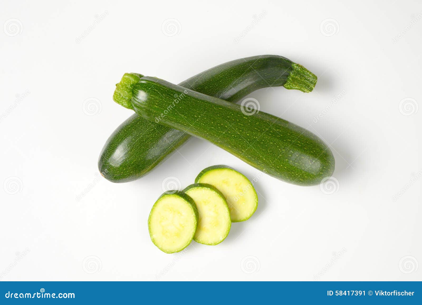 Courgettes stock image. Image of vegetable, unpeeled - 58417391