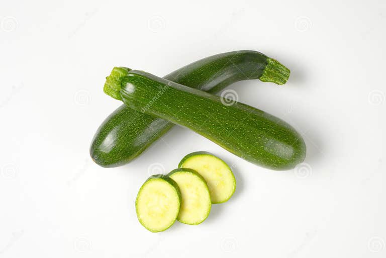 Courgettes stock image. Image of vegetable, unpeeled - 58417391
