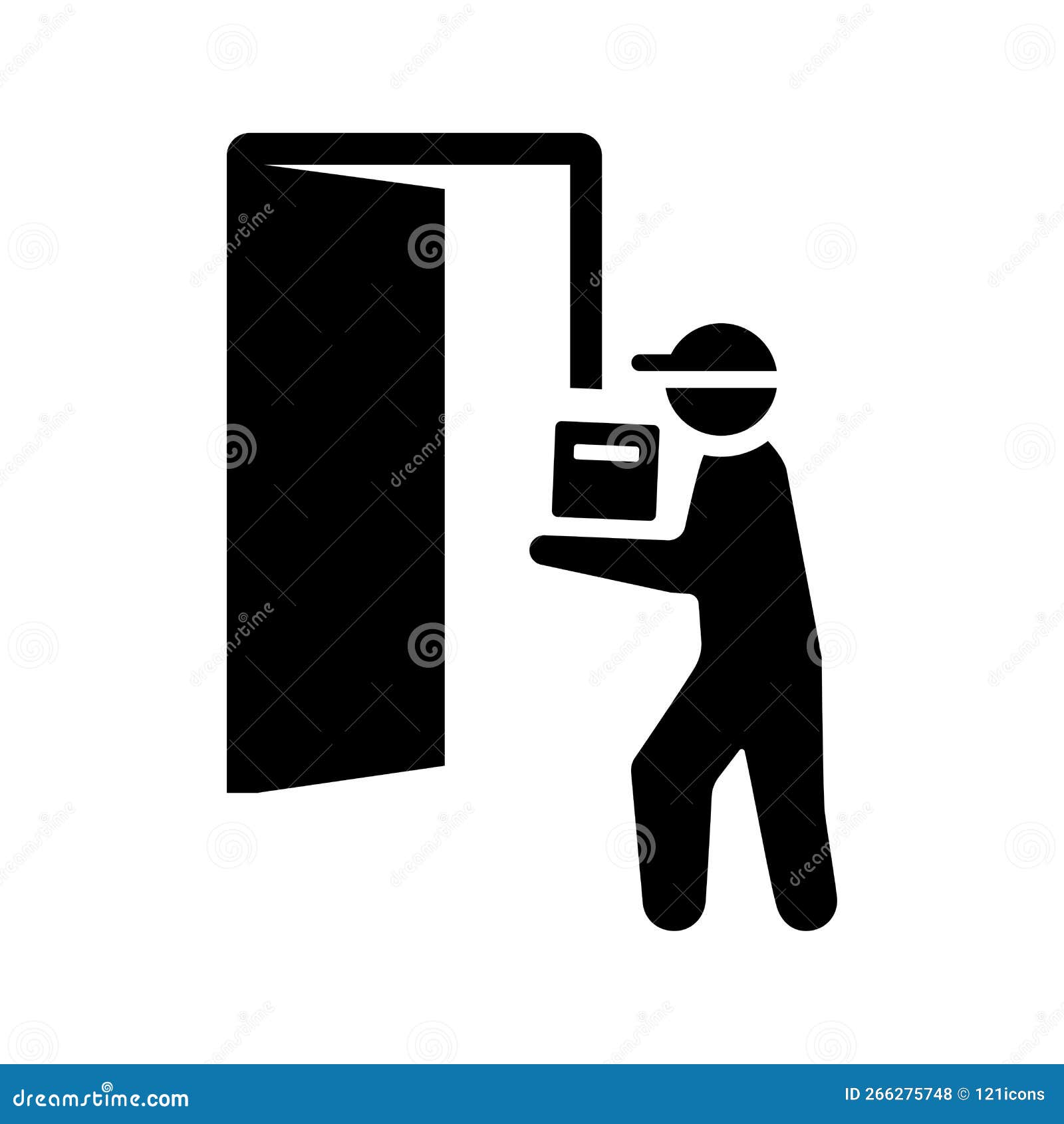 Courier, Deliver, Deliverable Icon. Editable Vector Logo Stock Vector ...