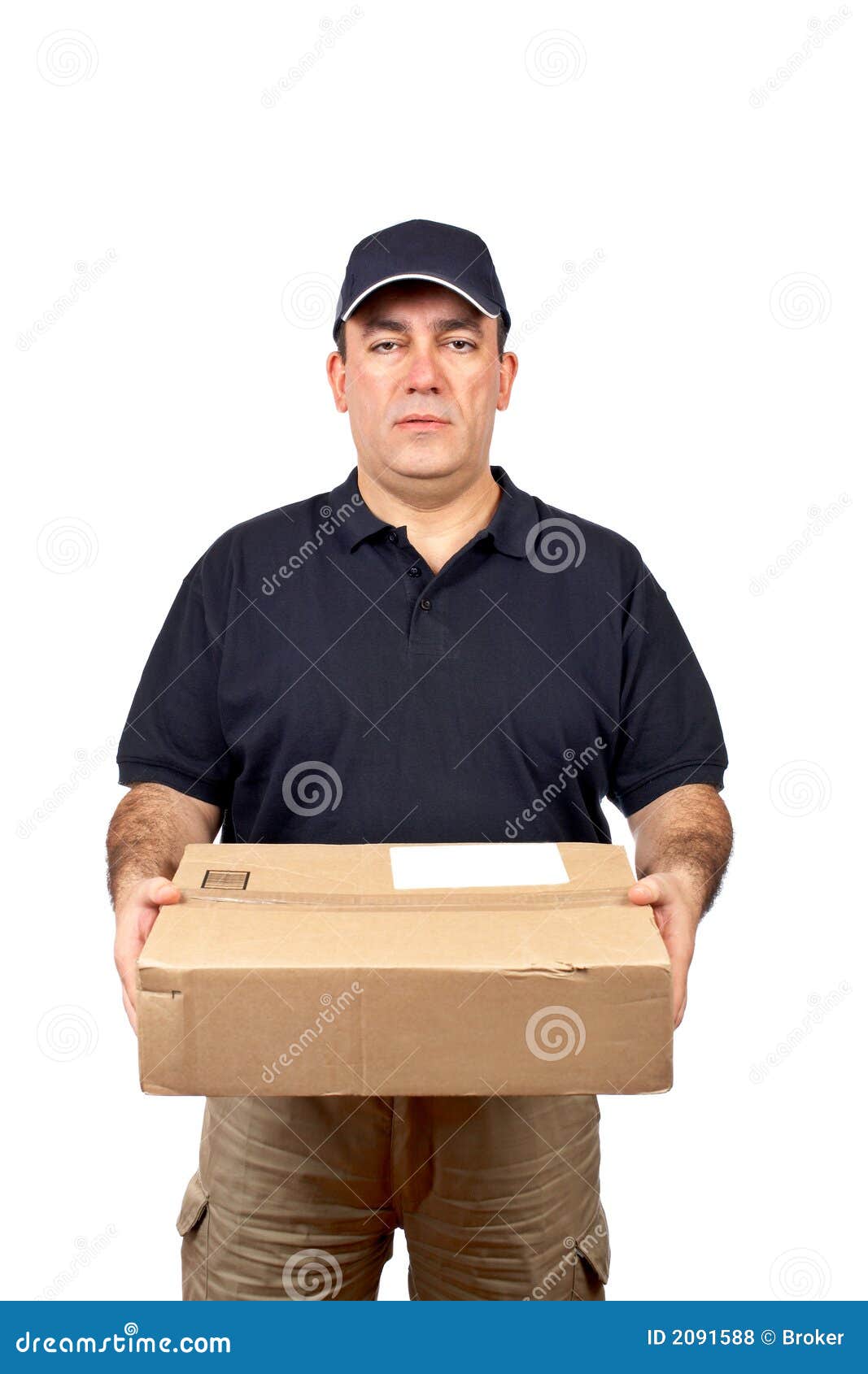 Courier holding a package stock photo. Image of delivery - 2091588 Courier holding a package stock photo. Image of delivery - 2091588