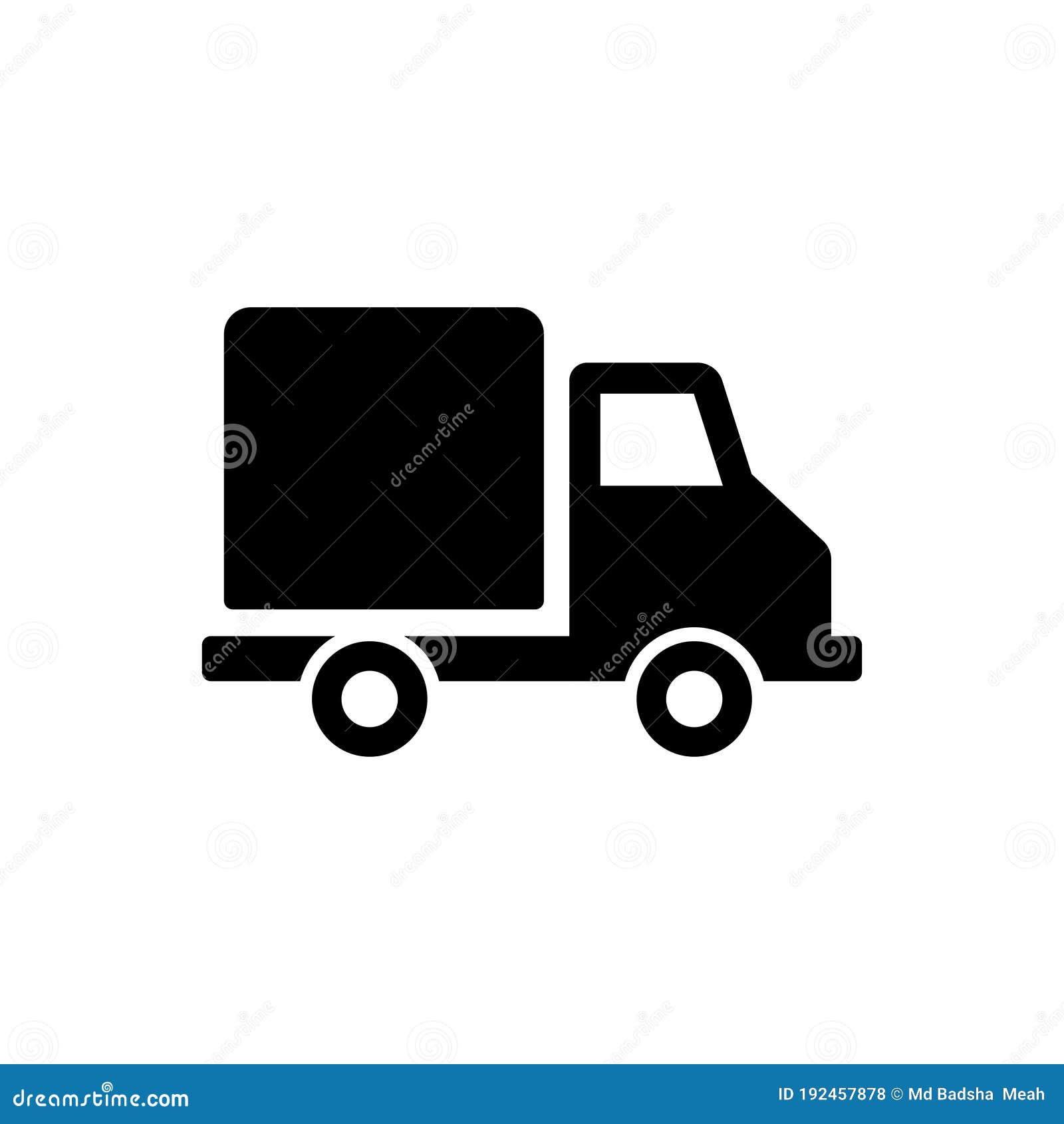 Courier Icon stock vector. Illustration of sign, delivery - 192457878