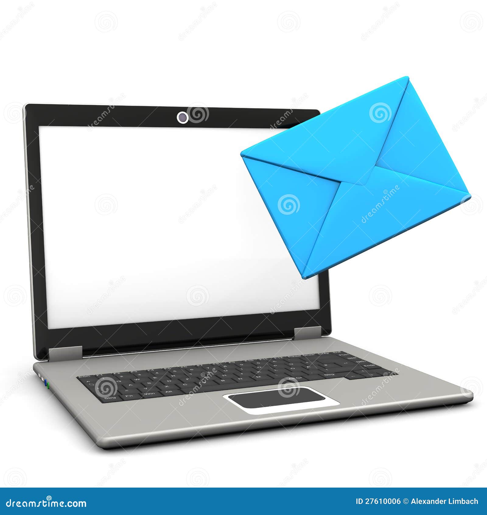 Courrier de bleu de cahier illustration stock. Illustration du écriture ...