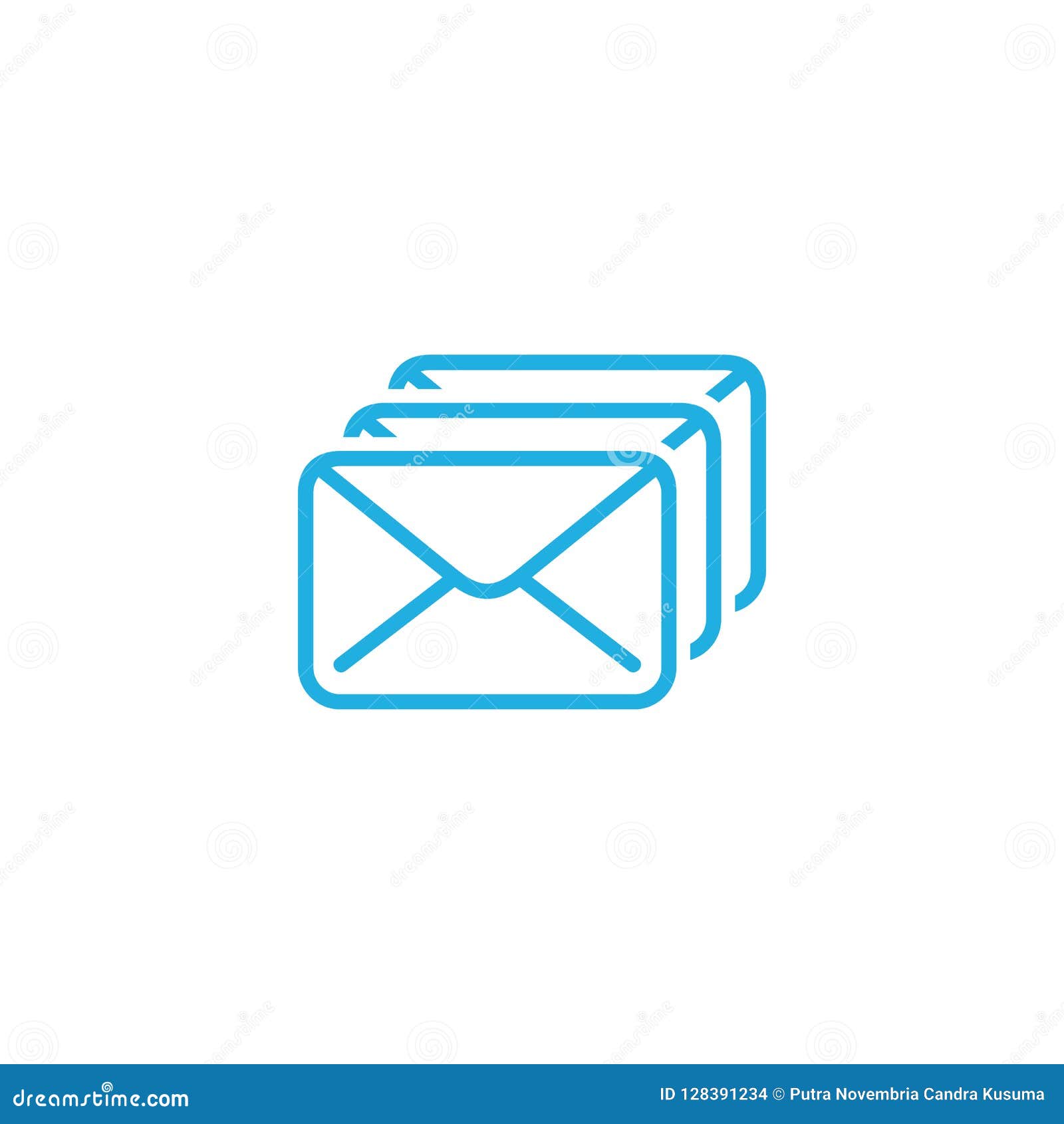 Courrier Logo Icon Design De Groupe Illustration de Vecteur ...