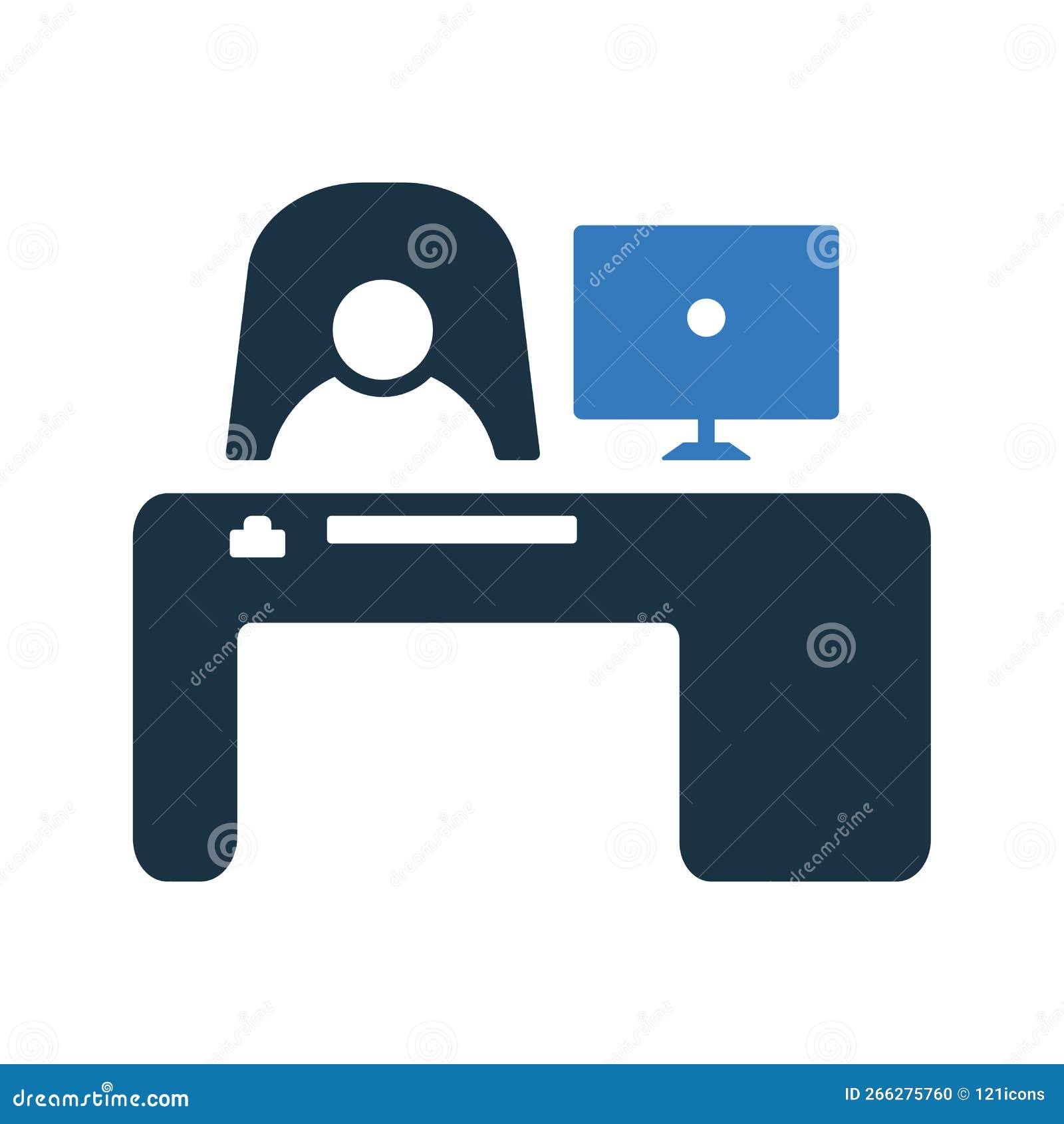 Course, Coursework, Desk Icon. Editable Vector Logo Stock Illustration ...