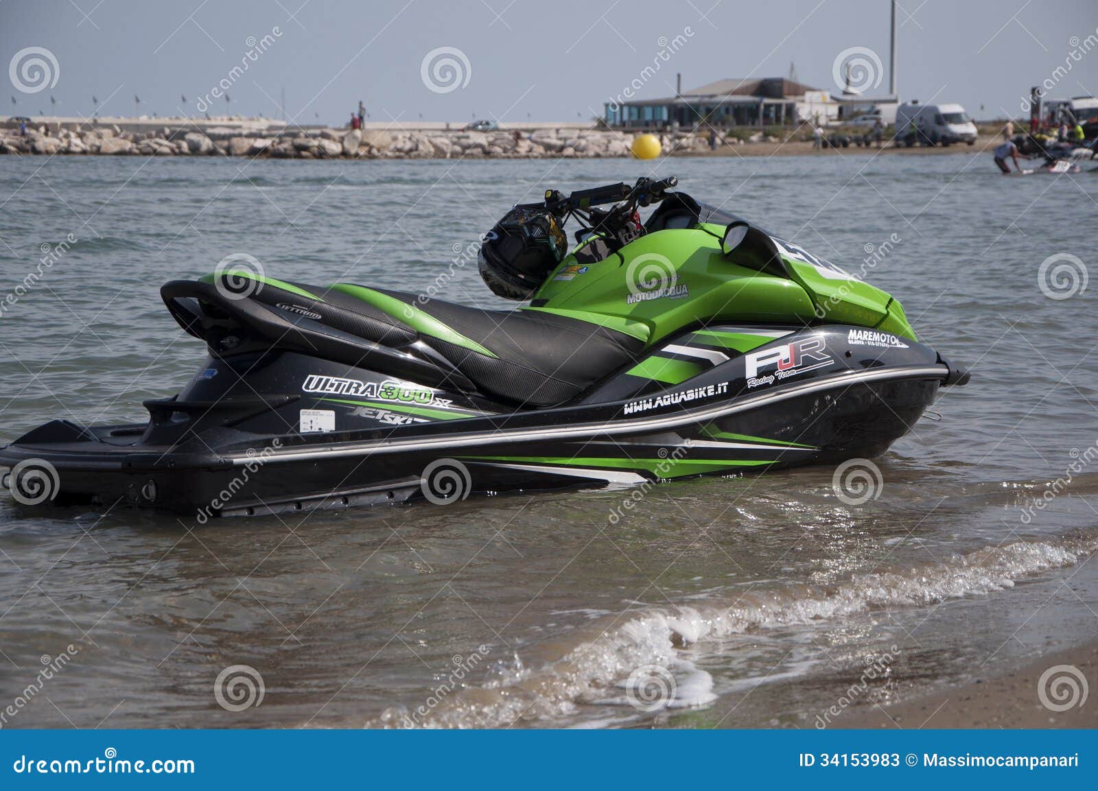 Course de Jet Ski photo stock éditorial. Image du faster - 34153983