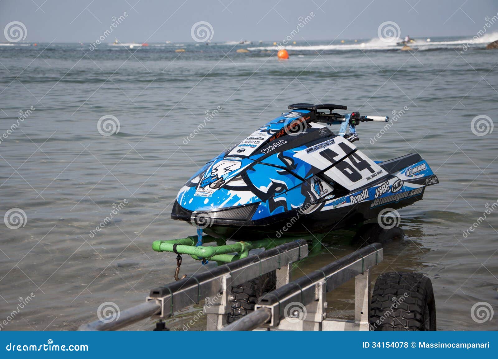 Course de Jet Ski photo stock éditorial. Image du lifestyle - 34154078